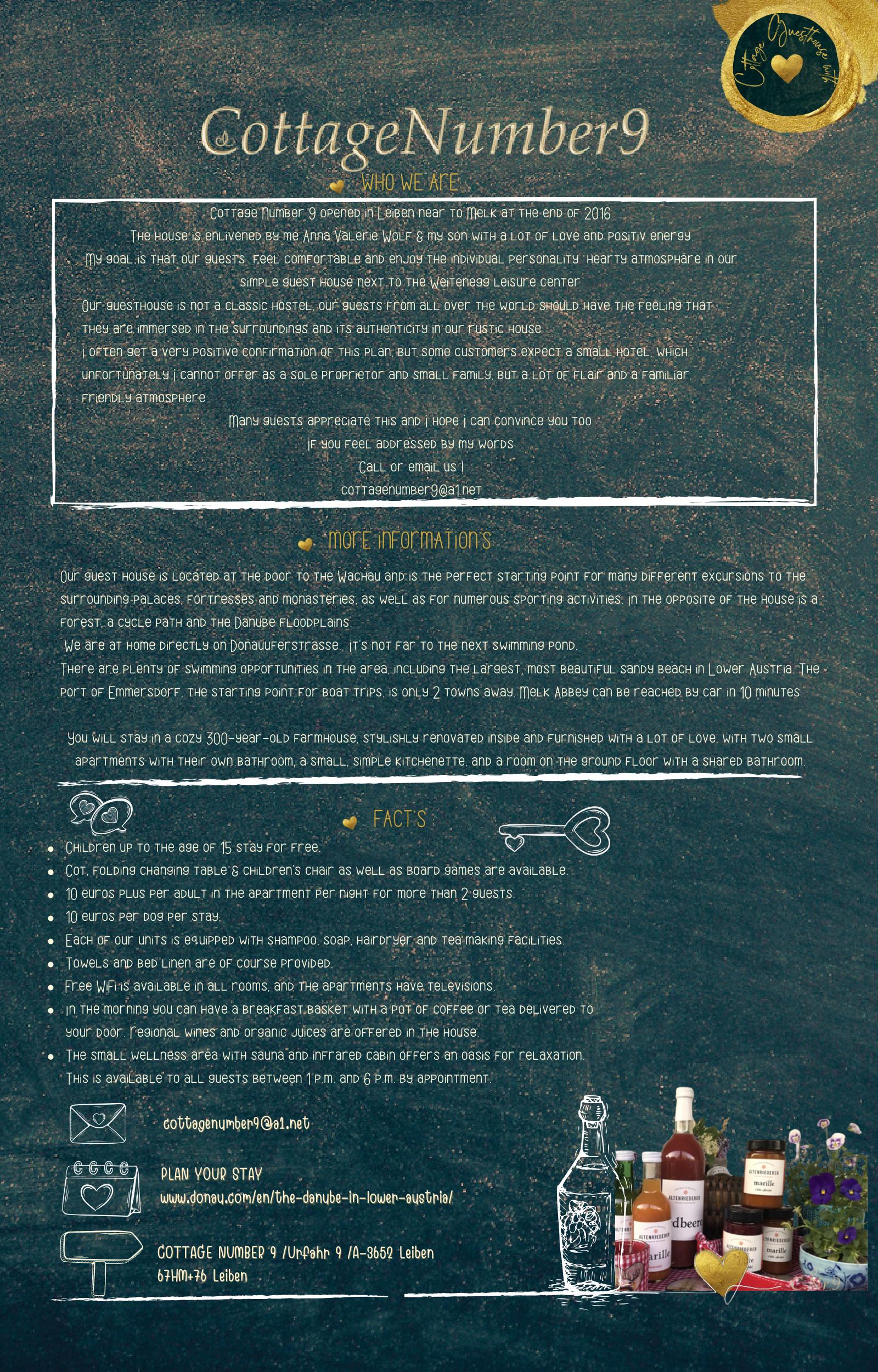 Cottage Number 9 Info by cottagenumber9 - Issuu