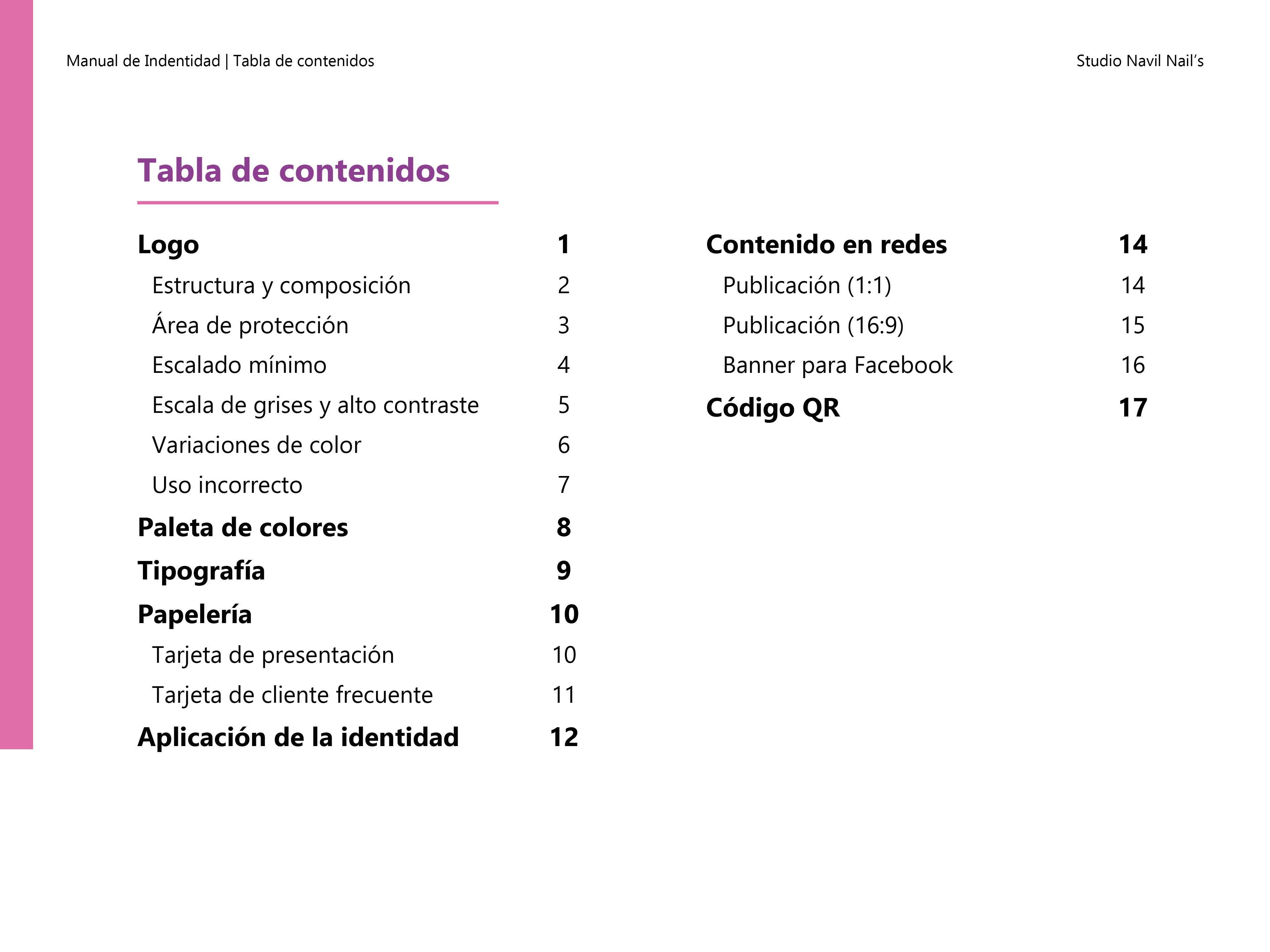 Manual de Identidad (Studio Navil Nail's) by Daniel G. García - Issuu