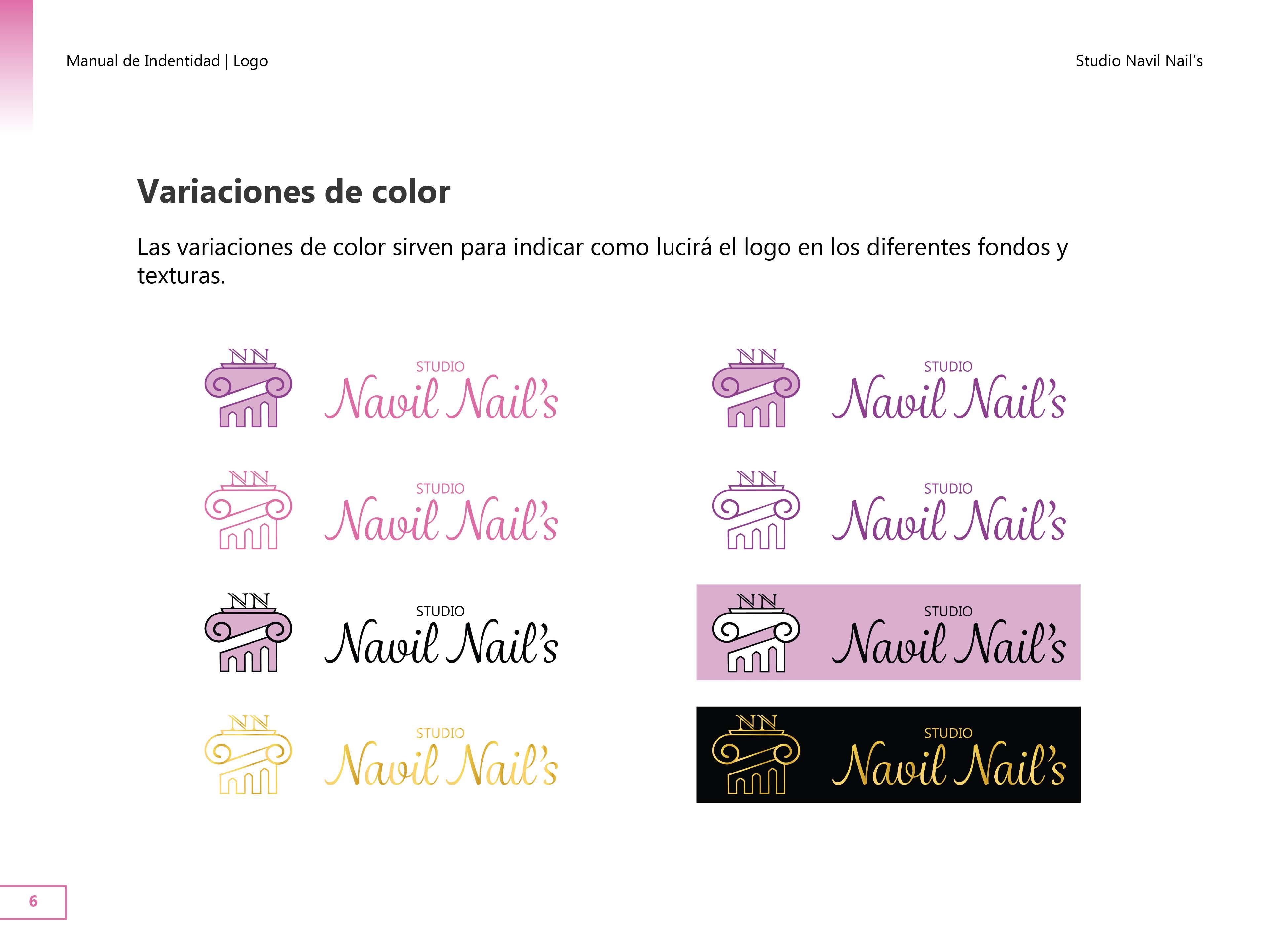 Manual de Identidad (Studio Navil Nail's) by Daniel G. García - Issuu