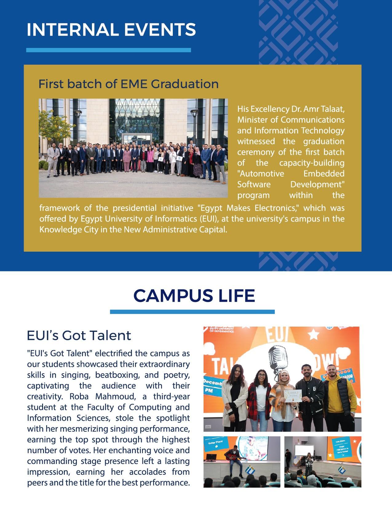 EUI Newsletter-Feb 2024-Issue#5 by Egypt University of Informatics - Issuu