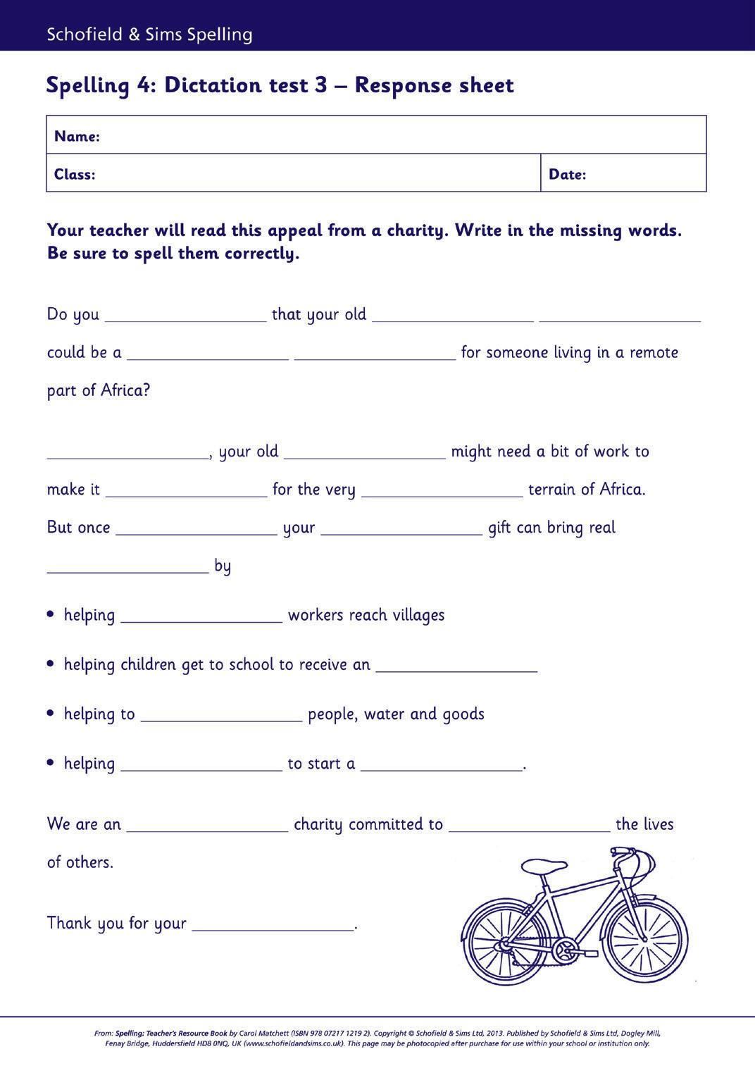 Spelling (international) by Schofield & Sims - Issuu