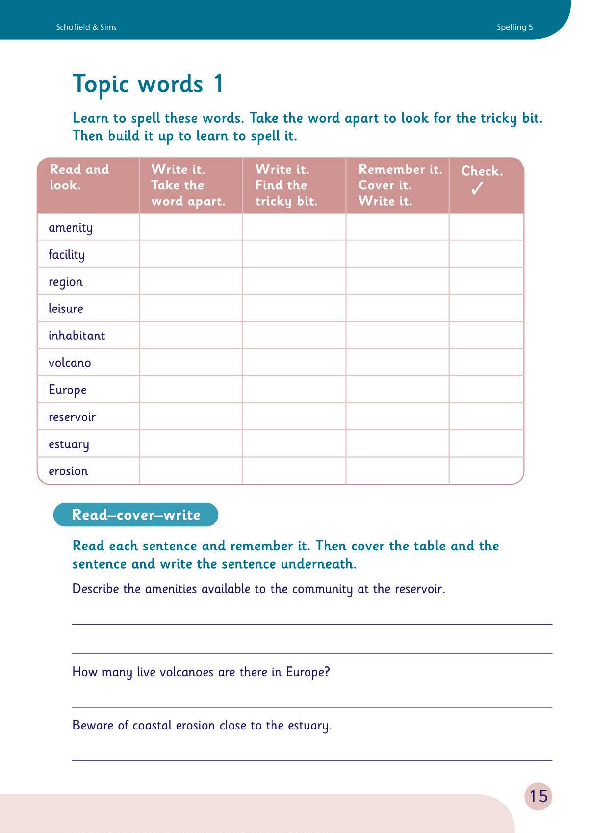 Spelling (international) by Schofield & Sims - Issuu