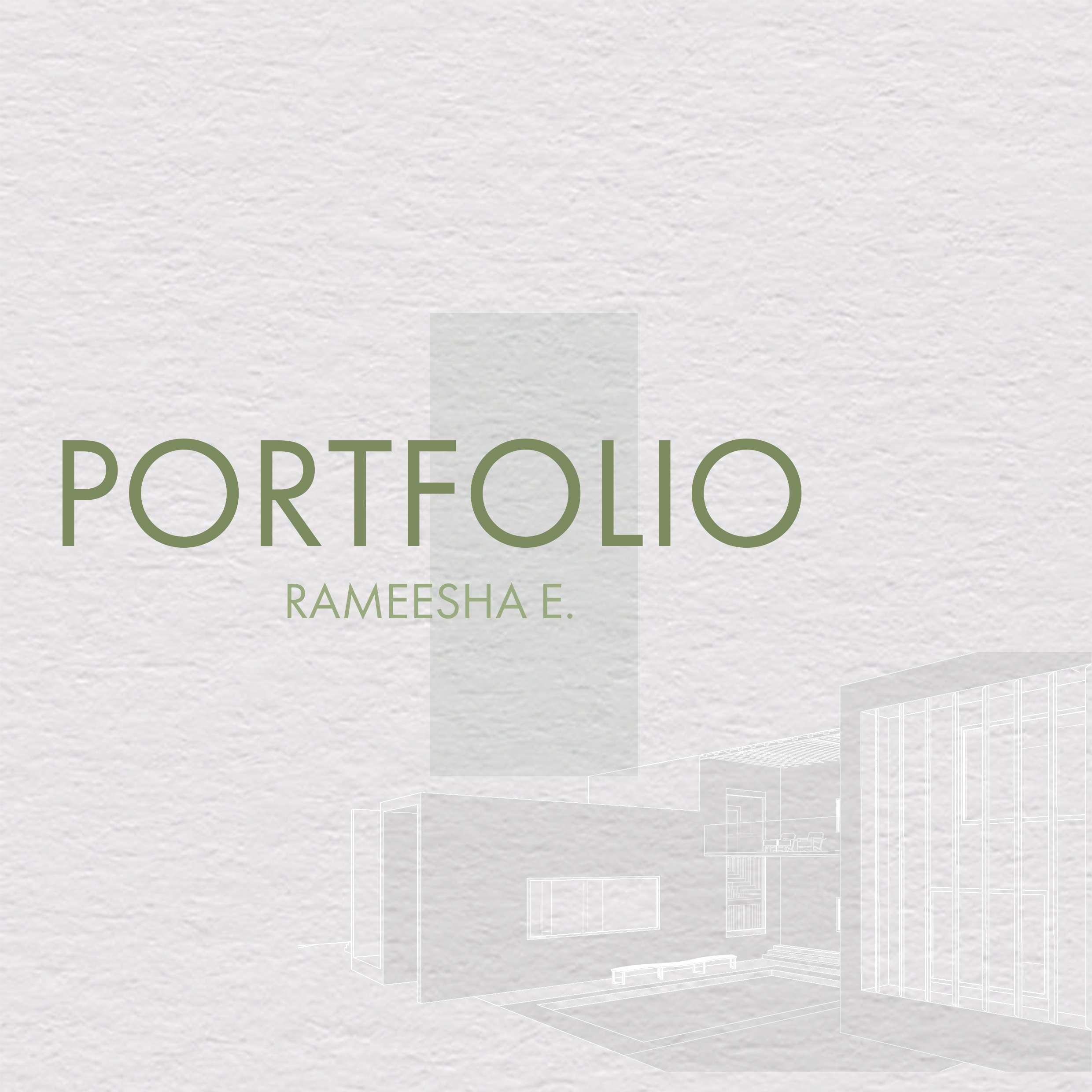 Rameesha E. Architecture Portfolio 2024 by Rameesha_E - Issuu
