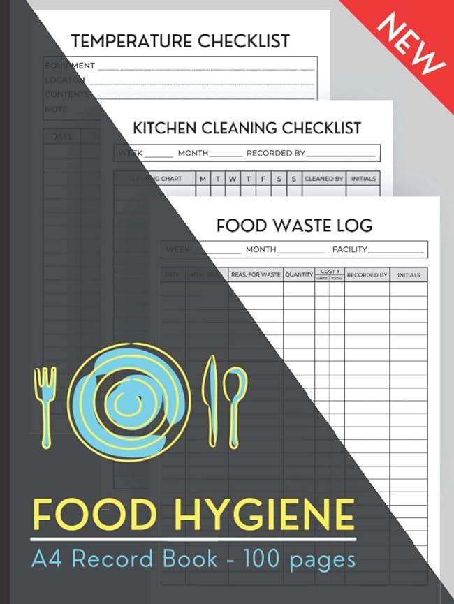 download pdf Food Hygiene Record Book: Food Temperature Log Book ...