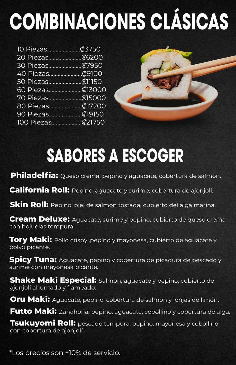 Menú Ichiraku Sushi by Mónica Hidalgo Macré - Issuu