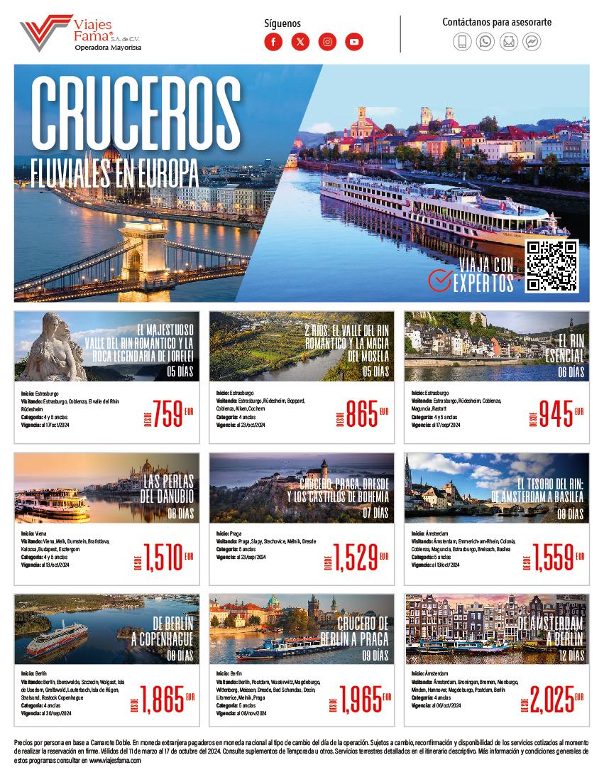 Viajes Fama Catálogo Europa 2024 by ViajesFamaVF - Issuu