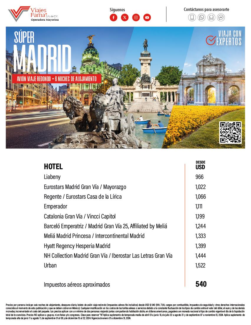 Viajes Fama Catálogo Europa 2024 by ViajesFamaVF - Issuu