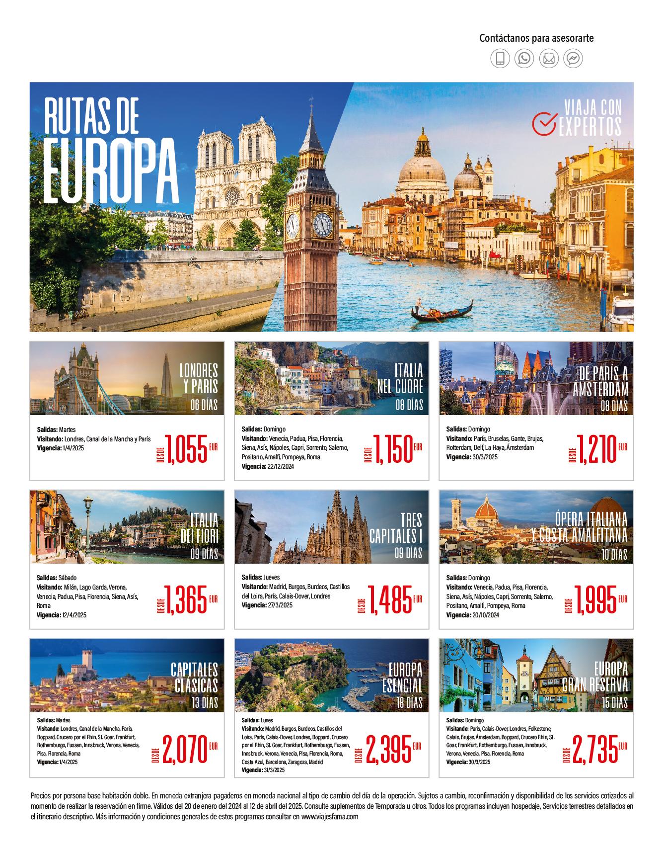 Agencias — Catálogo EUROPA 2024 by ViajesFamaVF - Issuu