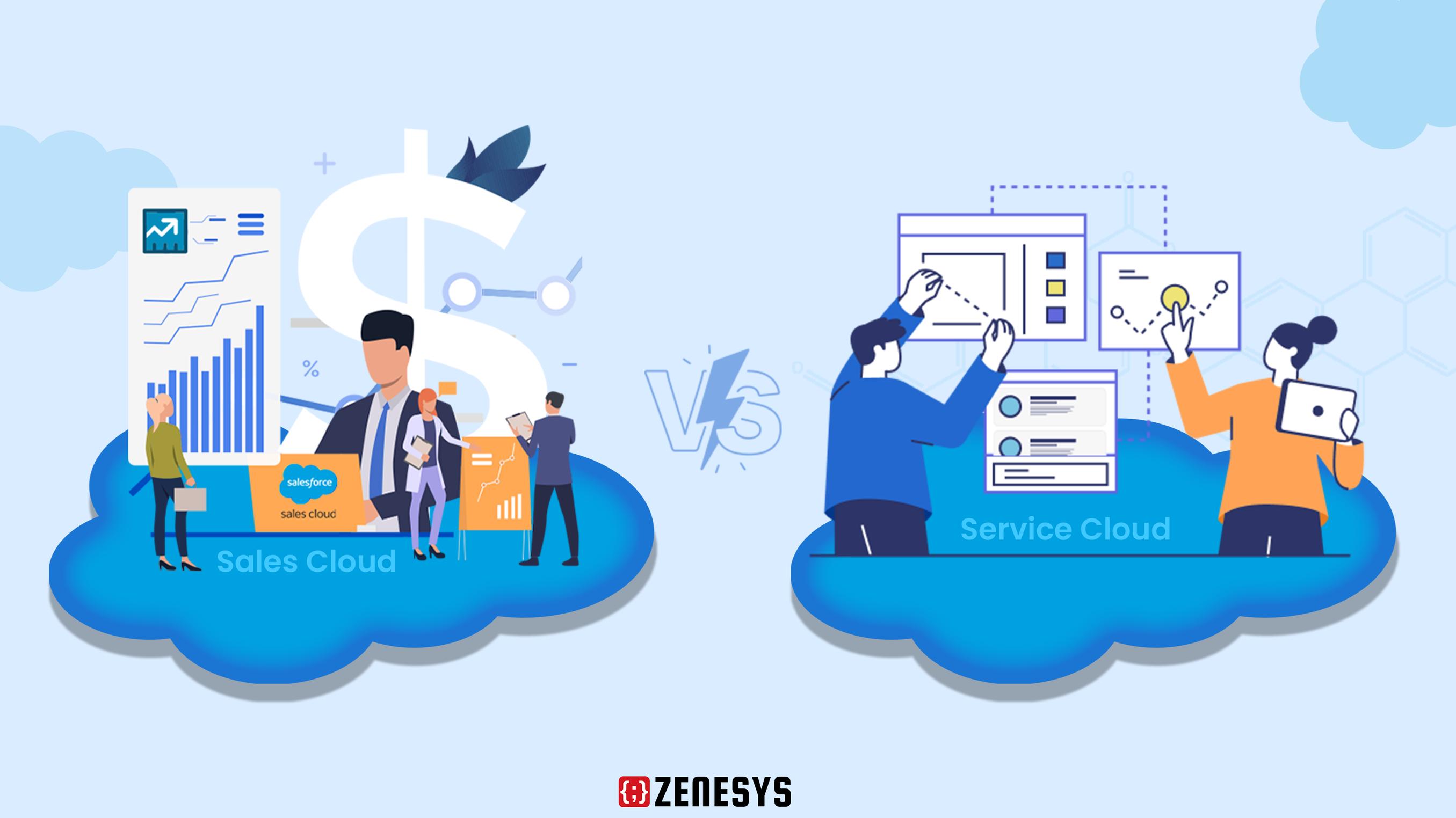 Sales Cloud Vs. Service Cloud – What are the Key Differences? by ...