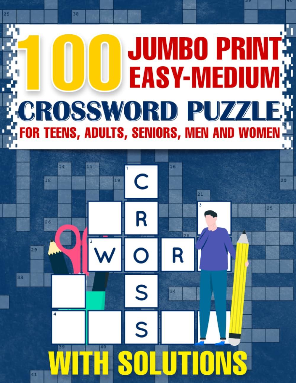 [READ]⚡PDF Easy Crossword Puzzle Book for Adults: 100 Easy to Medium ...