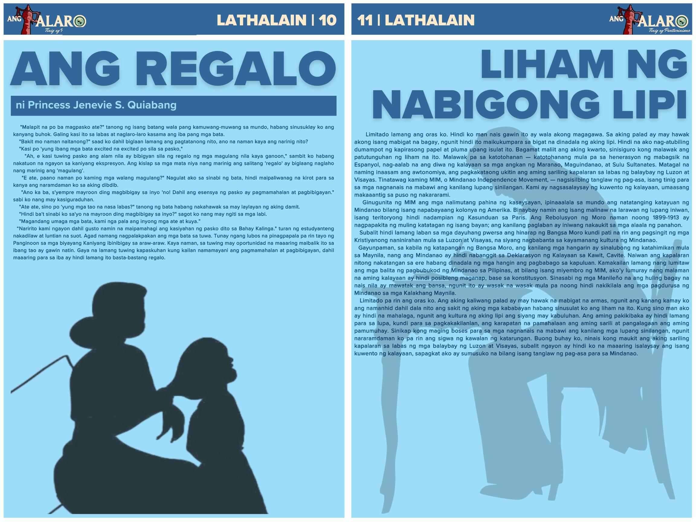 ANG TALARO - OPISYAL NA PAHAYAGANG PAMPAARALAN NG PUNTURIN SENIOR HIGH ...