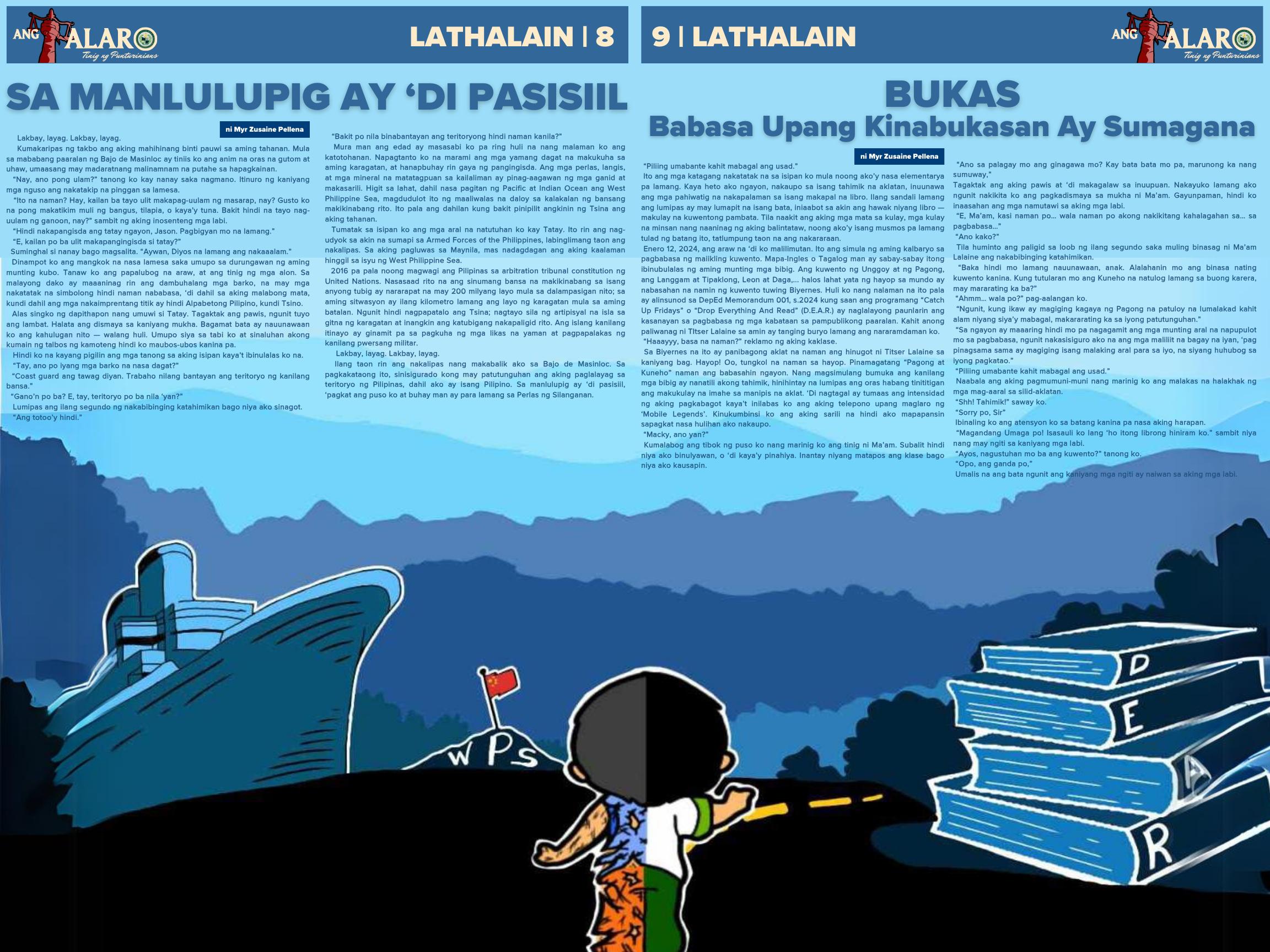 ANG TALARO - OPISYAL NA PAHAYAGANG PAMPAARALAN NG PUNTURIN SENIOR HIGH ...