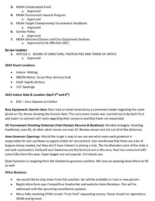 MSAA Arrow March, 2024 by mnarchery - Issuu