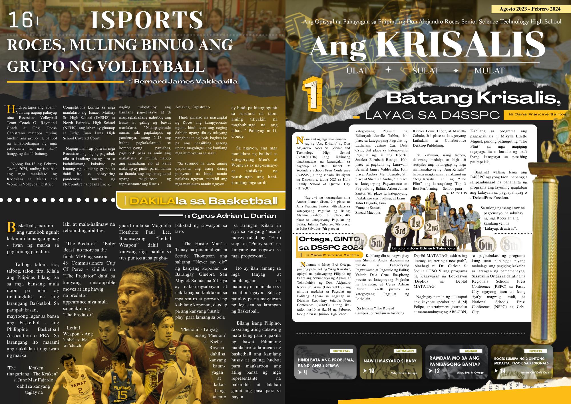 Ang Krisalis 2024 by Kyle Louie Maderaje - Issuu