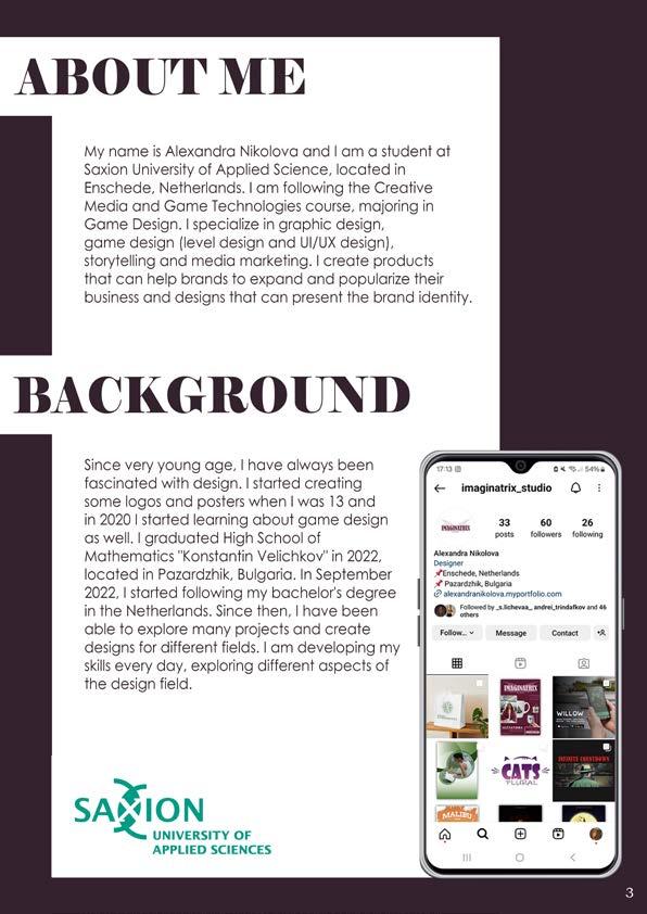 IMAGINATRIX | Personal Portfolio by Alexandra Nikolova - Issuu