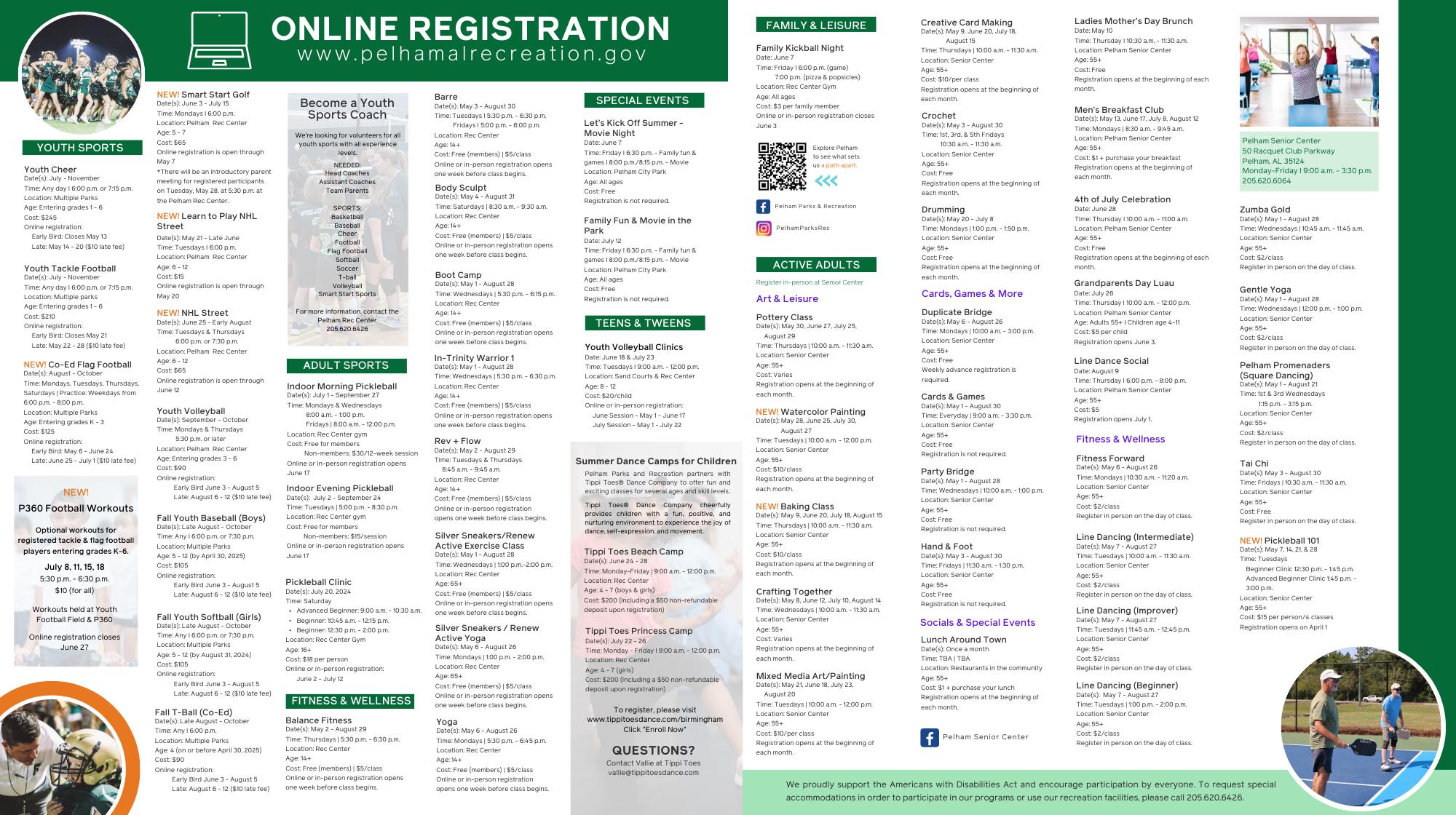Pelham Parks & Recreation Summer 2024 Program Guide by Pelham, Alabama - Issuu