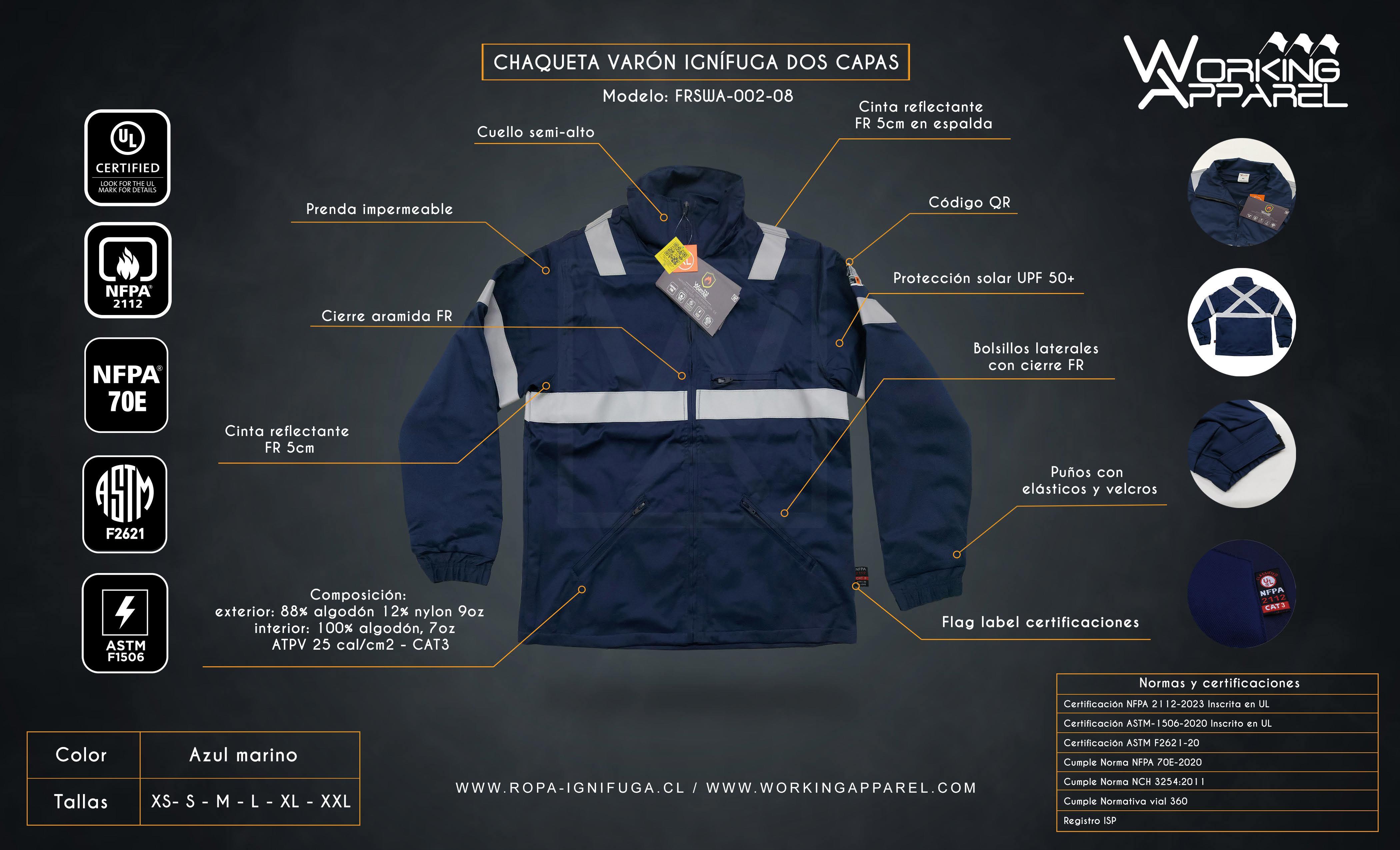Catálogo Ropa Ignífuga Working Apparel by workingapparel - Issuu
