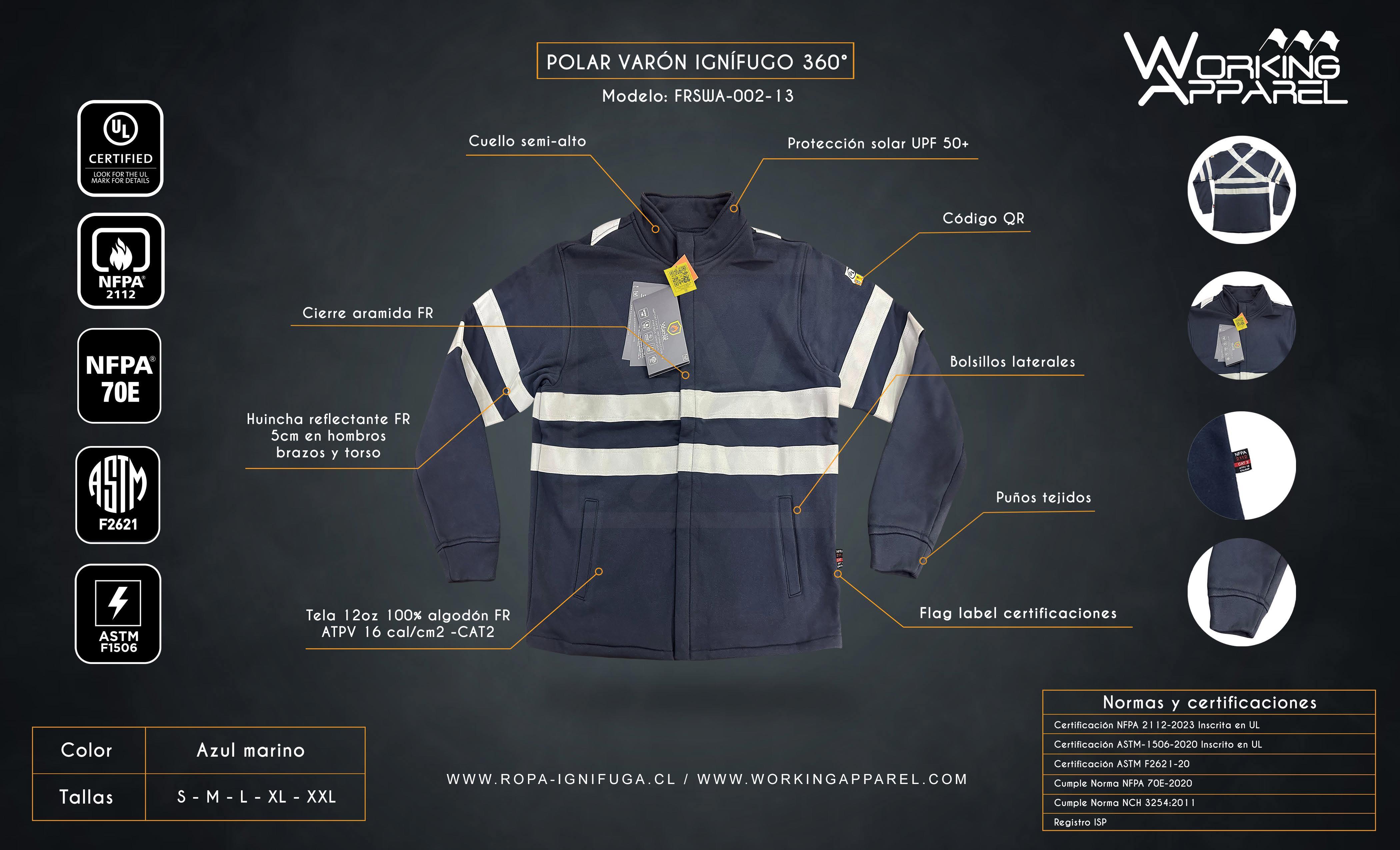 Catálogo Ropa Ignífuga Working Apparel by workingapparel - Issuu