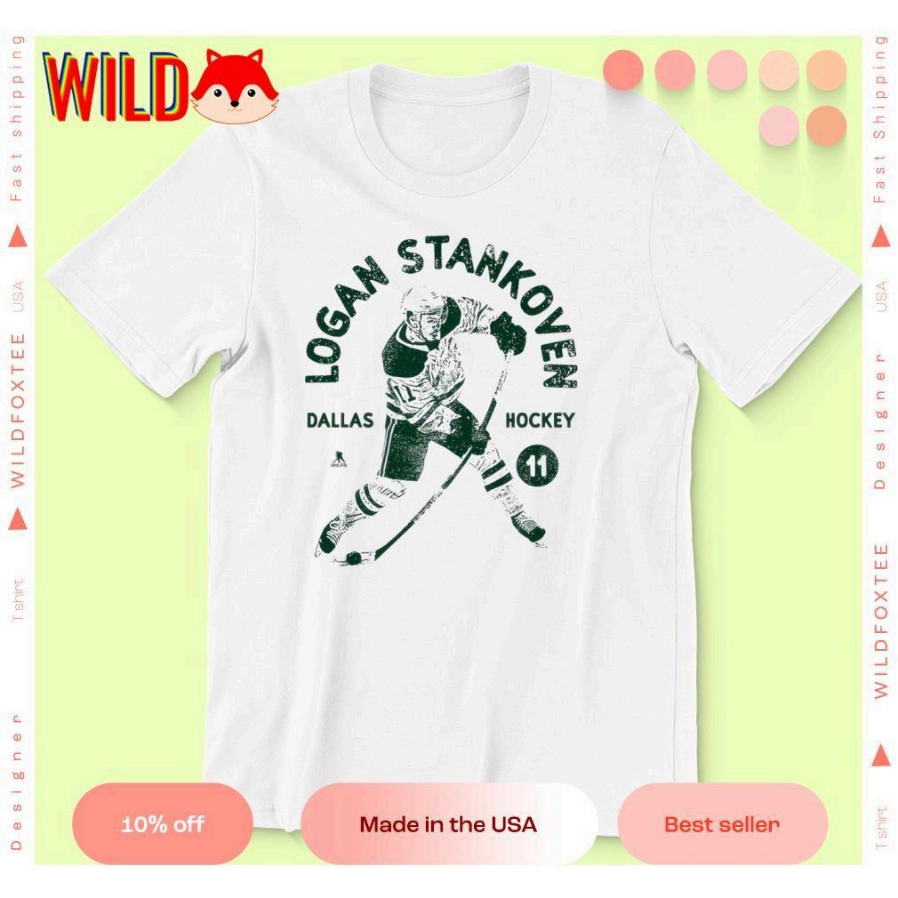 Dallas Stars Logan Stankoven 11 Dallas Stamp shirt by Trending T-shirt ...