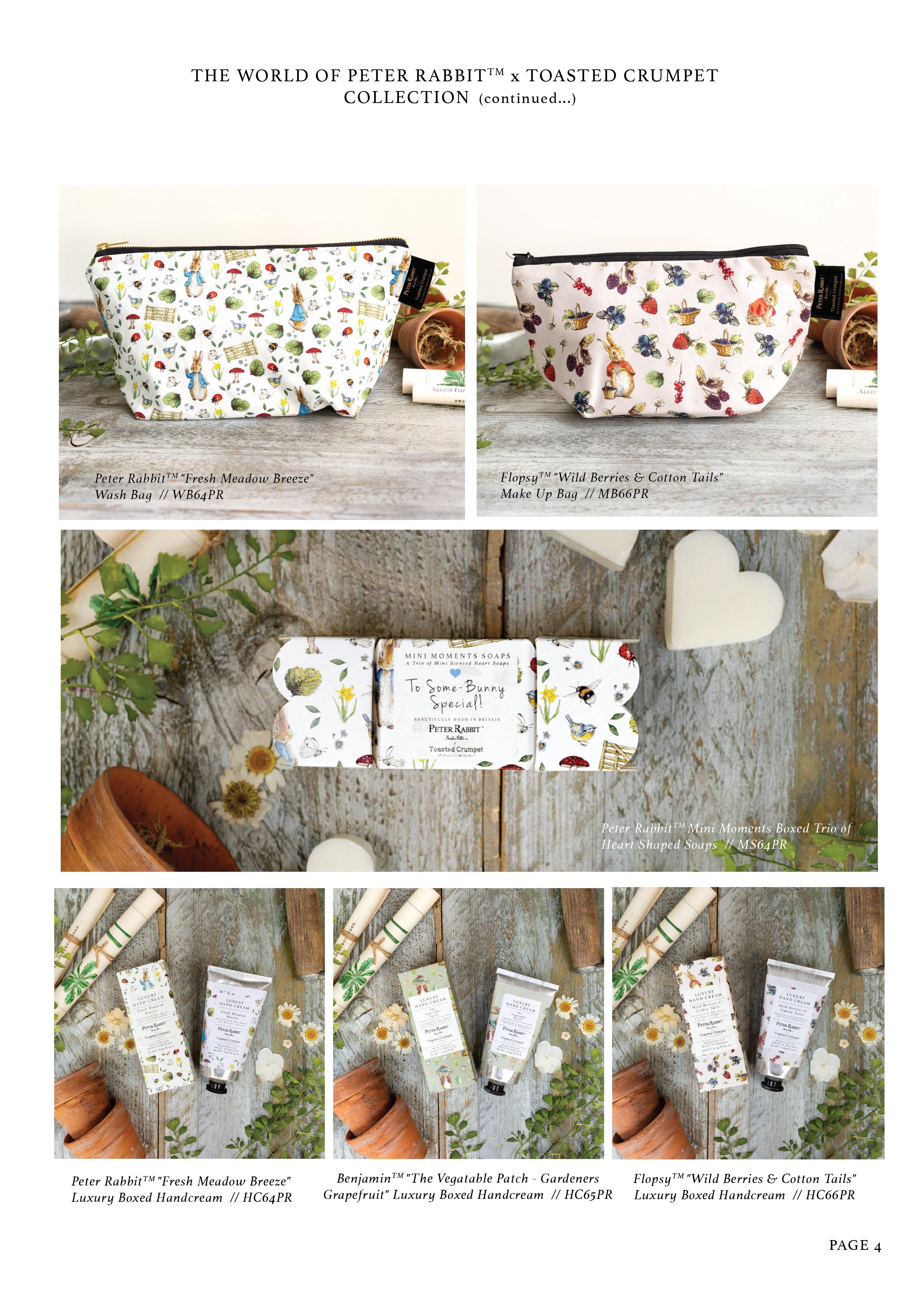 The World of Peter Rabbit x Toasted Crumpet 2024 Wholesale Catalogue ...
