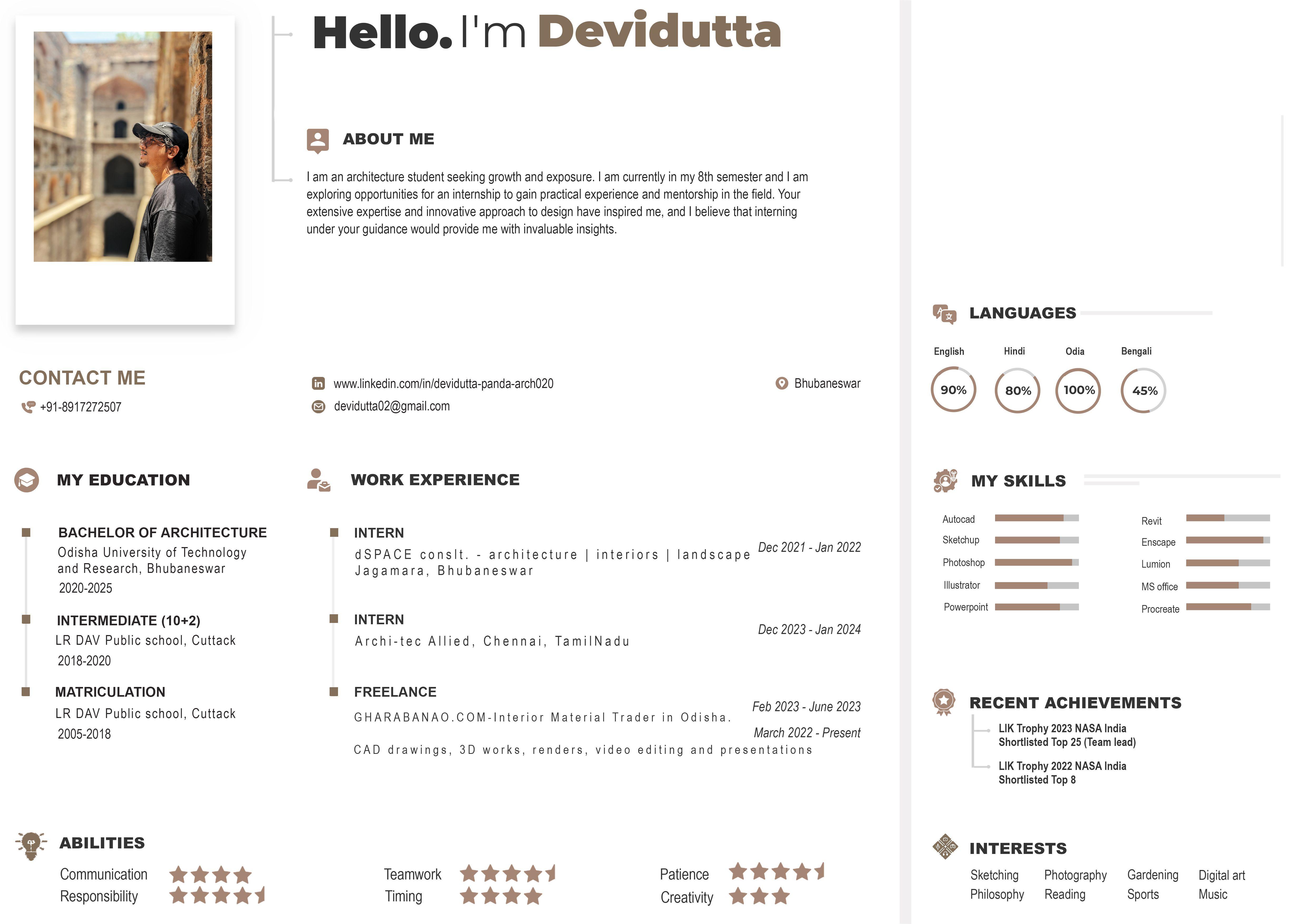 Internship portfolio by DEVIDUTTA PANDA - Issuu