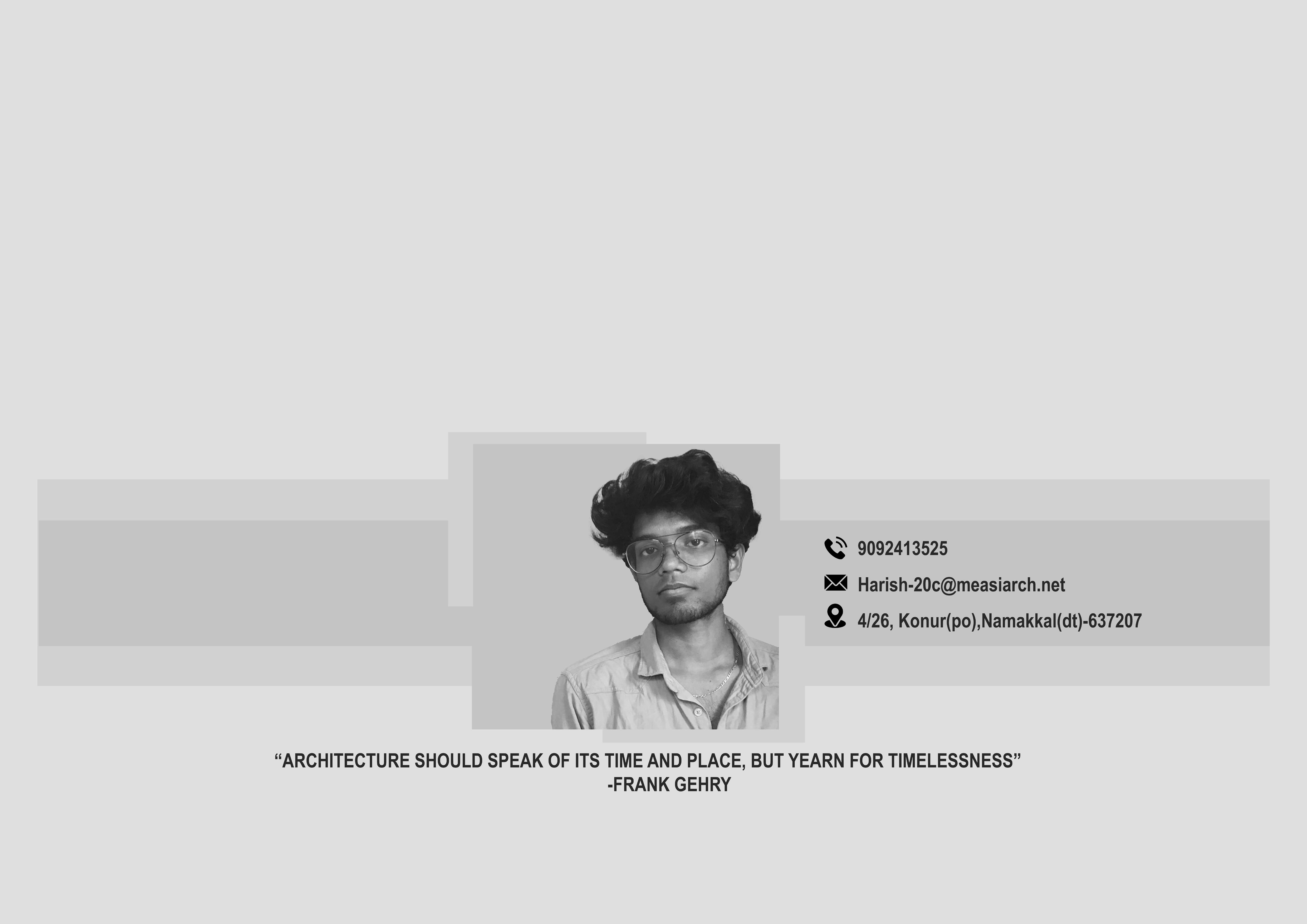 HARISH R|ARCHITECTURE PORTFOLIO|2020-2024|MEASI ACADEMY OF ARCHITECTURE ...