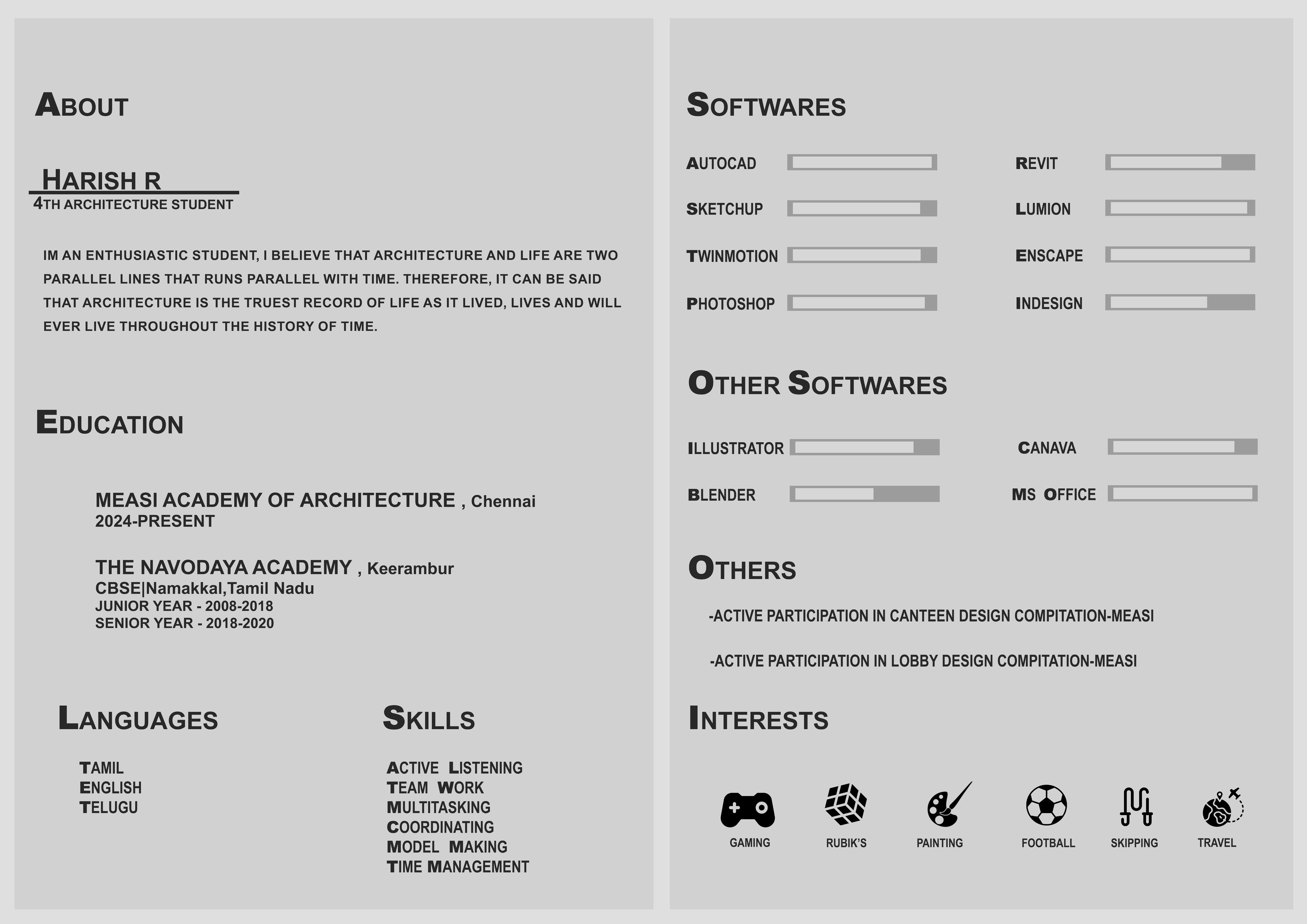 HARISH R|ARCHITECTURE PORTFOLIO|2020-2024|MEASI ACADEMY OF ARCHITECTURE ...