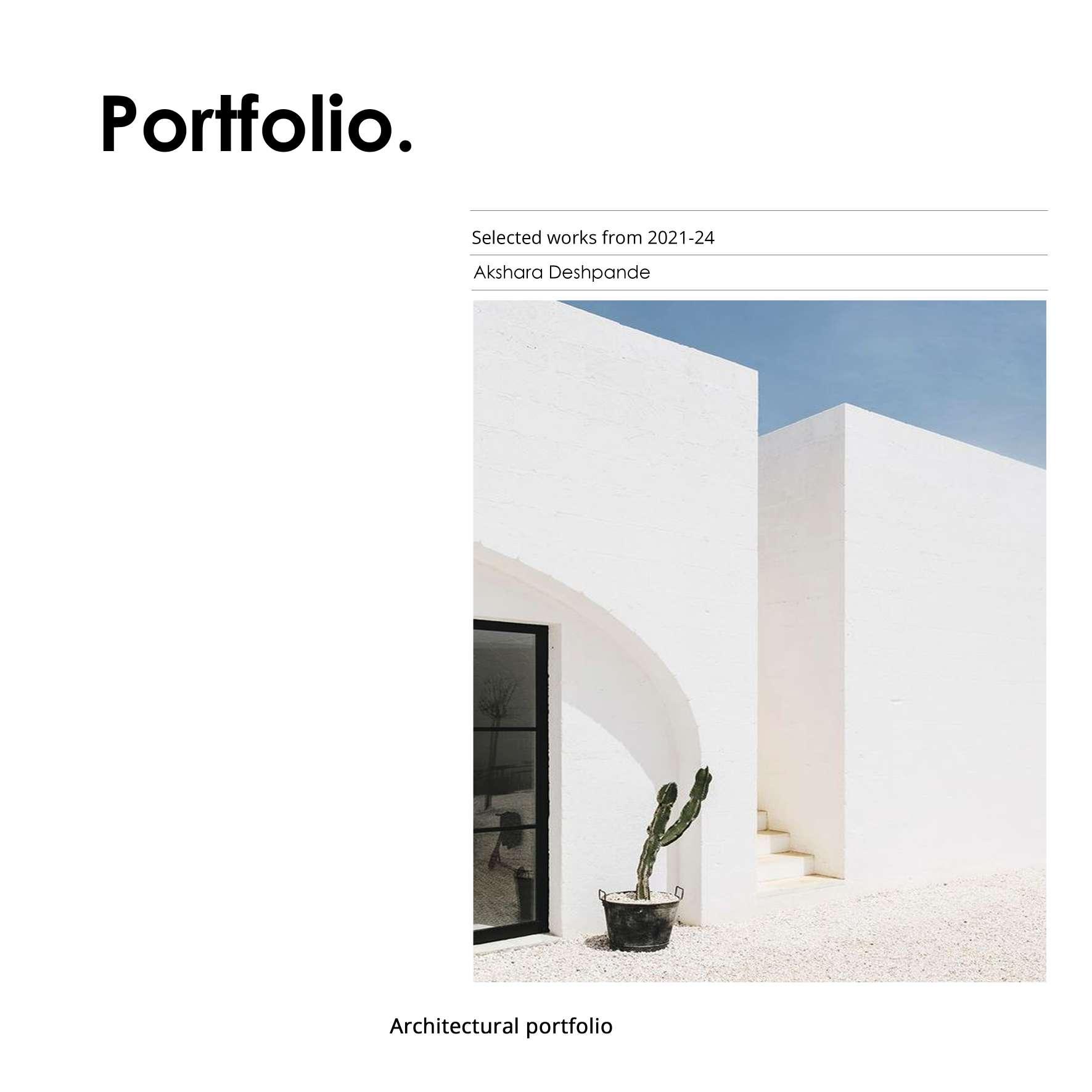 Akshara Deshpande | Undergraduate Architectural Portfolio | SPA ...