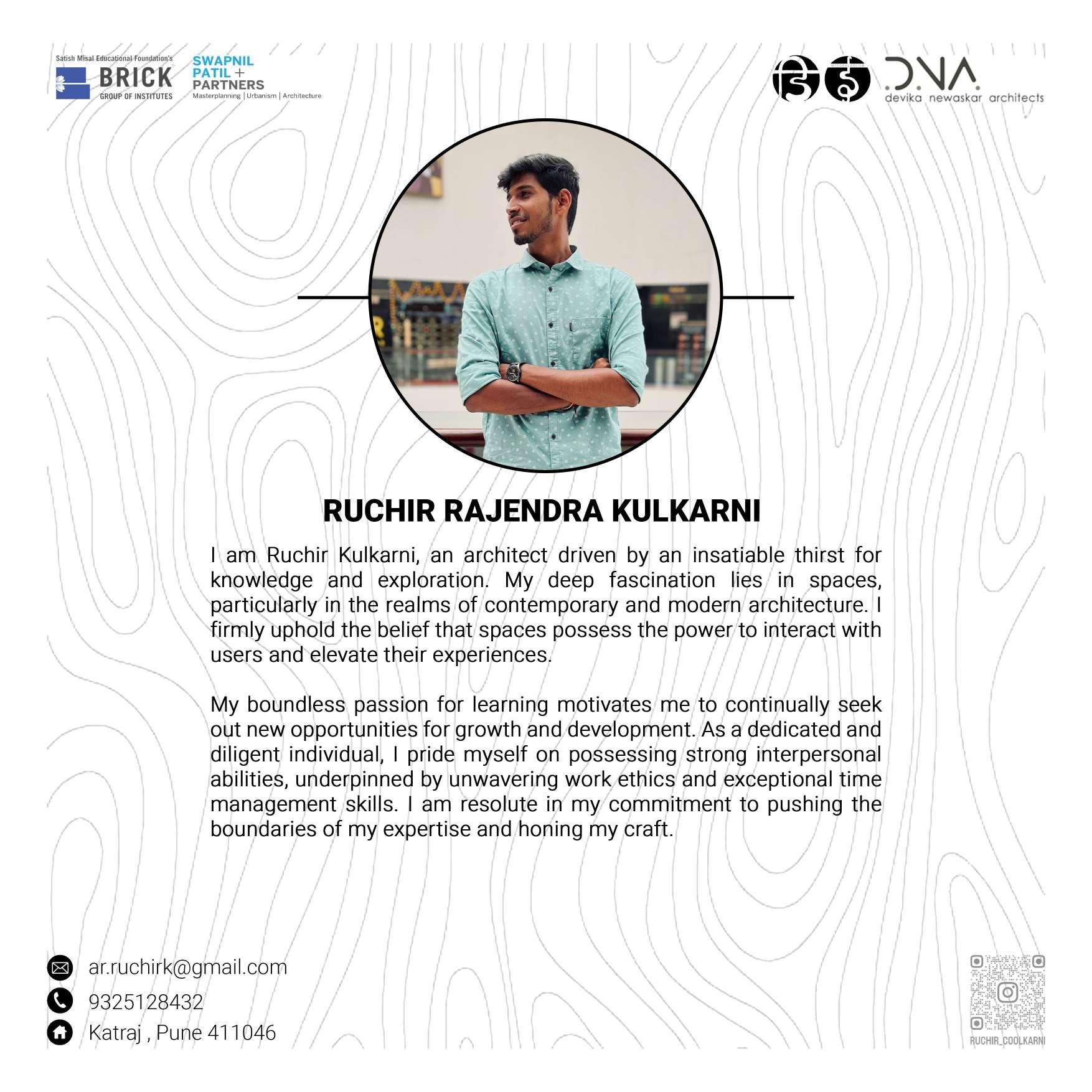 Ruchir Kulkarni Portfolio by Ruchir Kulkarni - Issuu