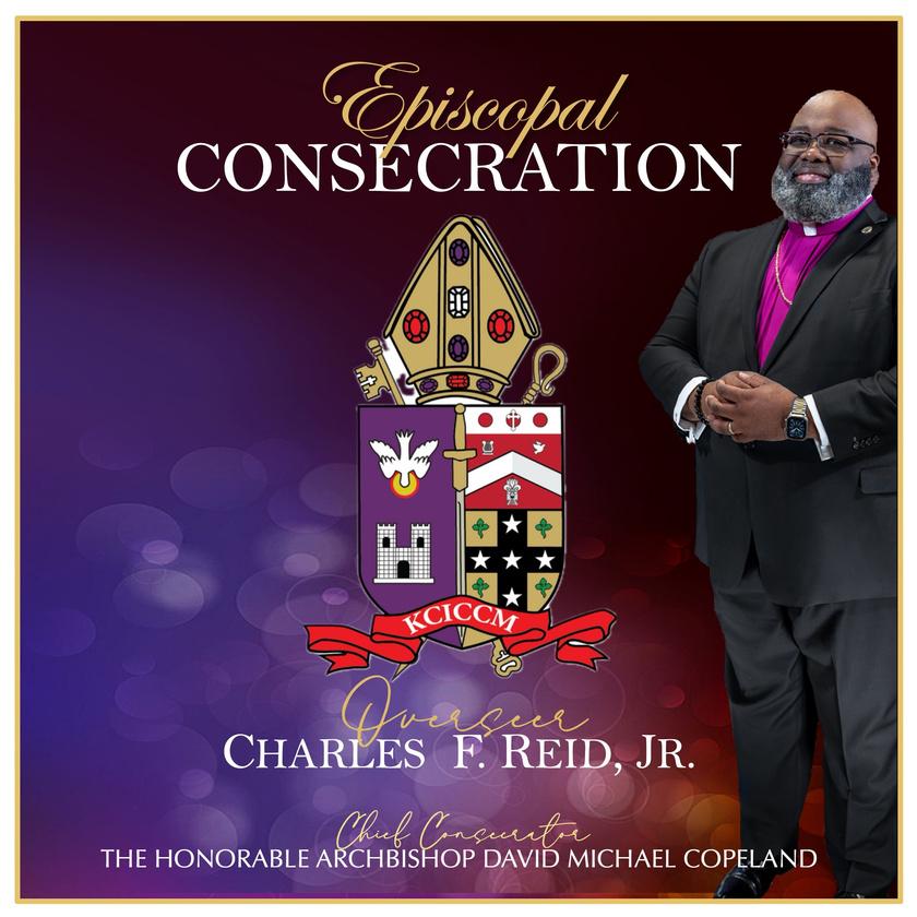 Episcopal Consecration Invite - Bishop-Elect Charles Reid Jr by Bishop ...