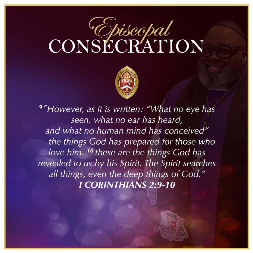 Episcopal Consecration Invite - Bishop-Elect Charles Reid Jr by Bishop ...