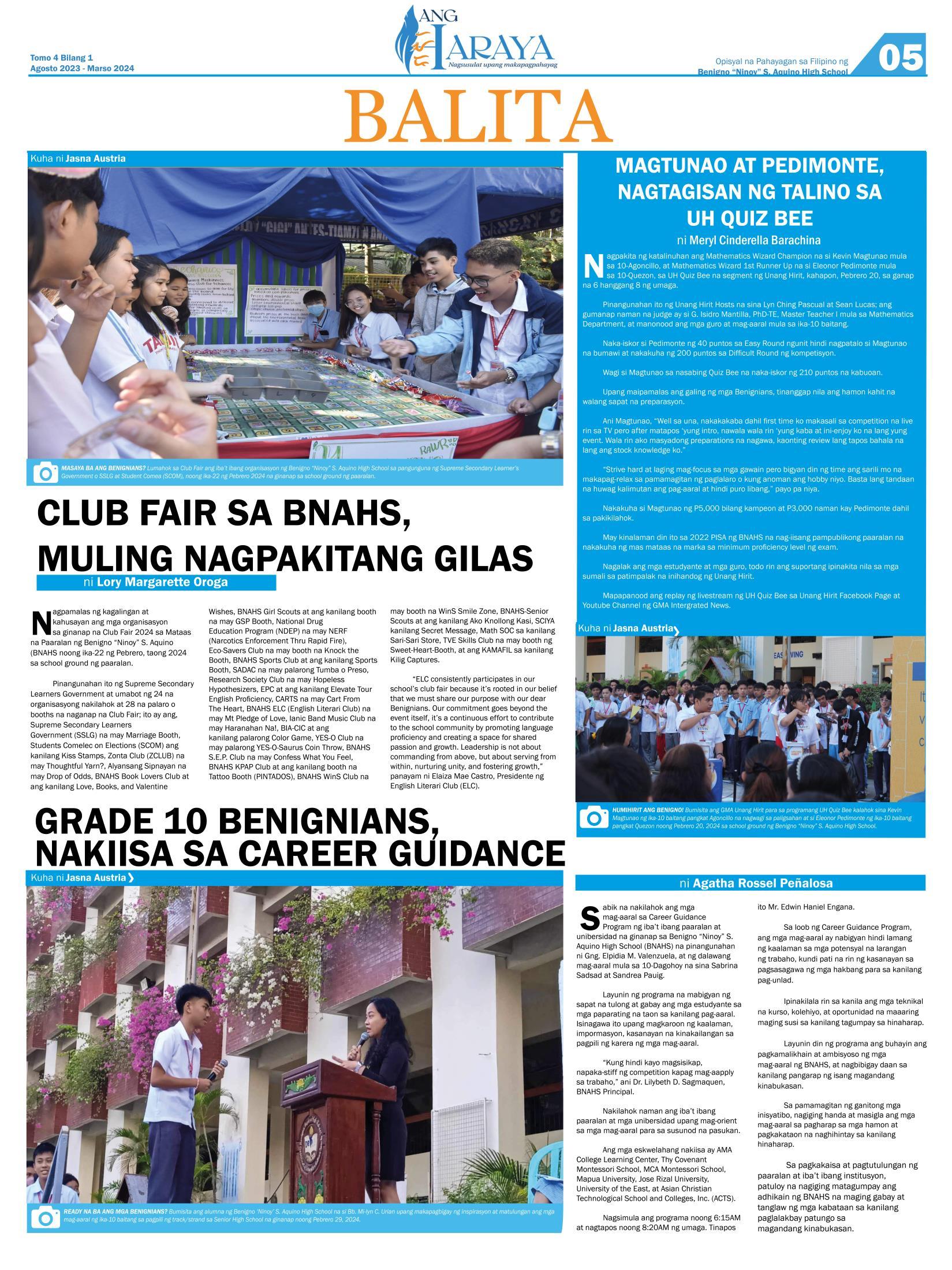 BNAHS Ang Haraya 2024 by Meryl Cindyy - Issuu