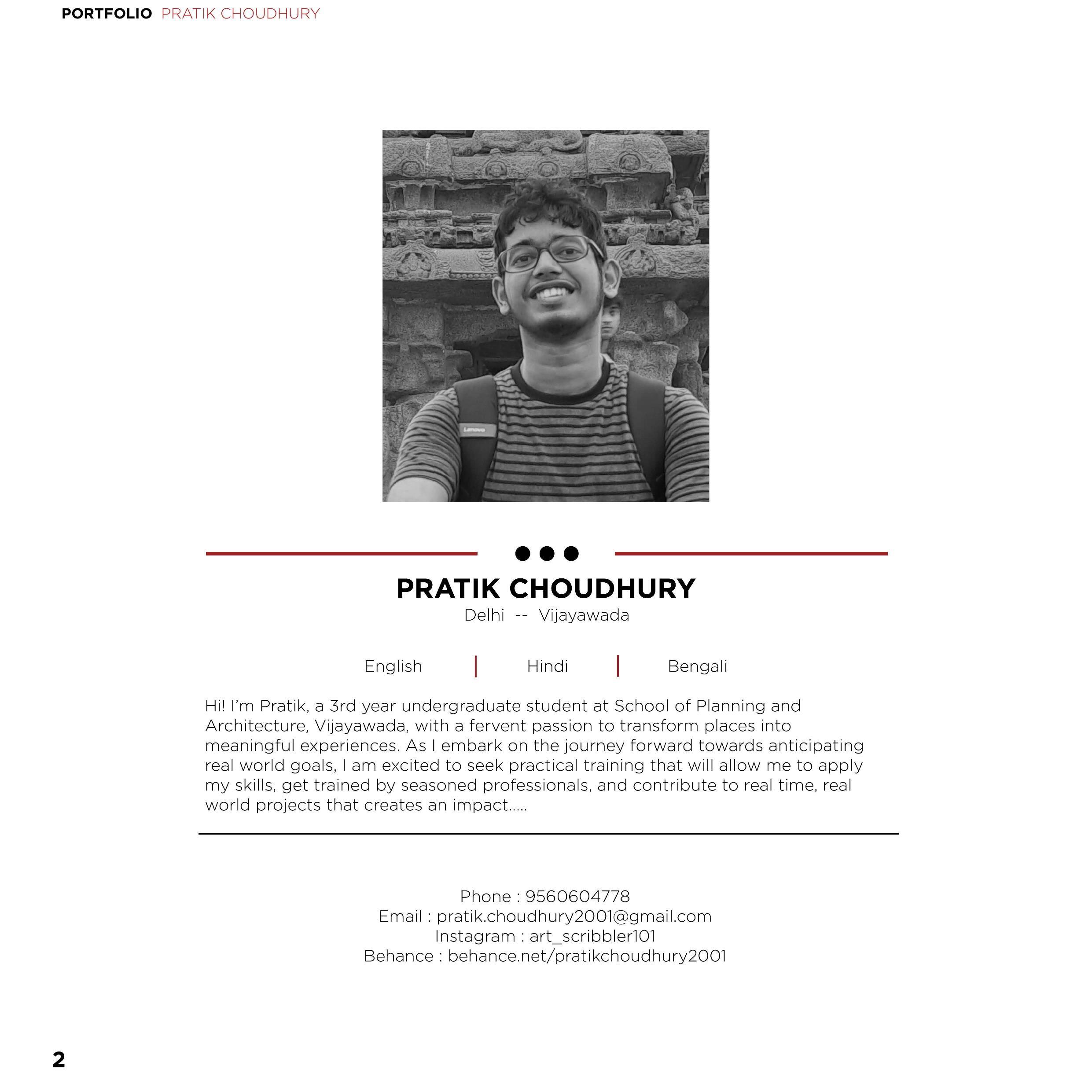 Pratik Choudhury - Architecture Portfolio by PRATIK CHOUDHURY - Issuu