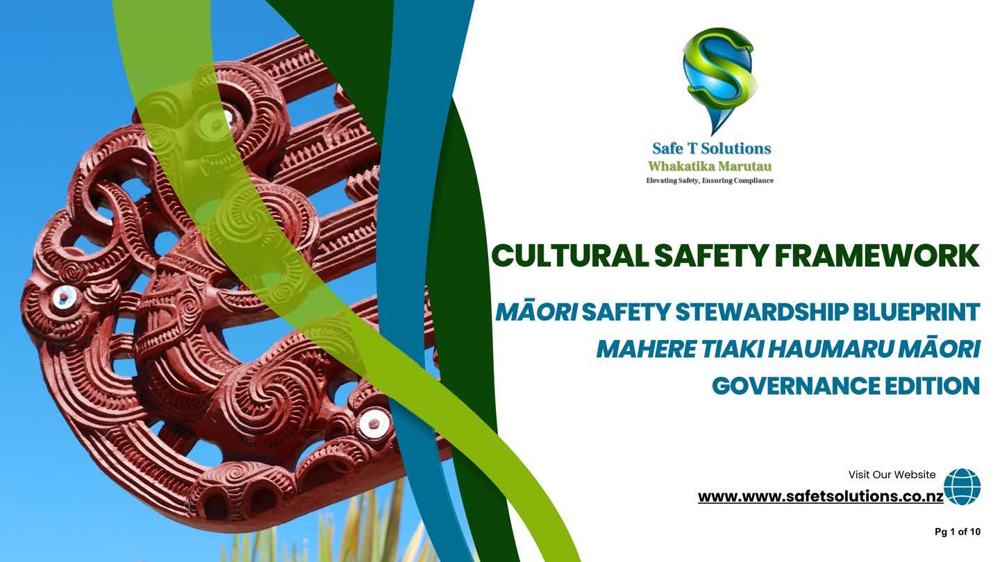 Cultural Safety Management Framework - Governance by safetsolutions - Issuu