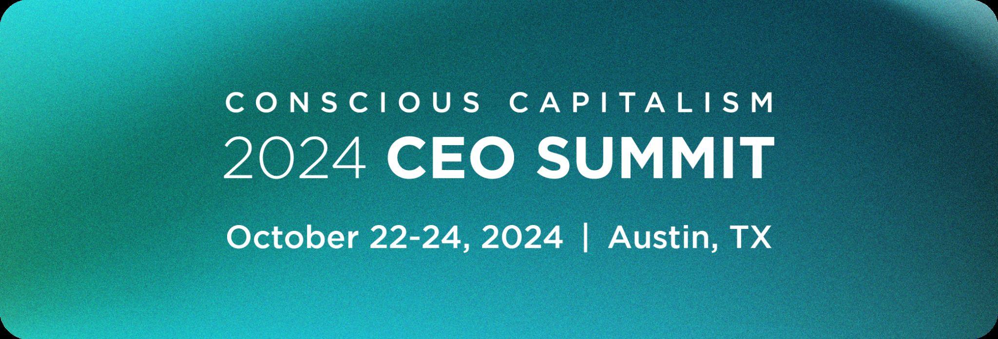 2024 CEO Summit Sponsorship Proposal Opportunities by Conscious ...