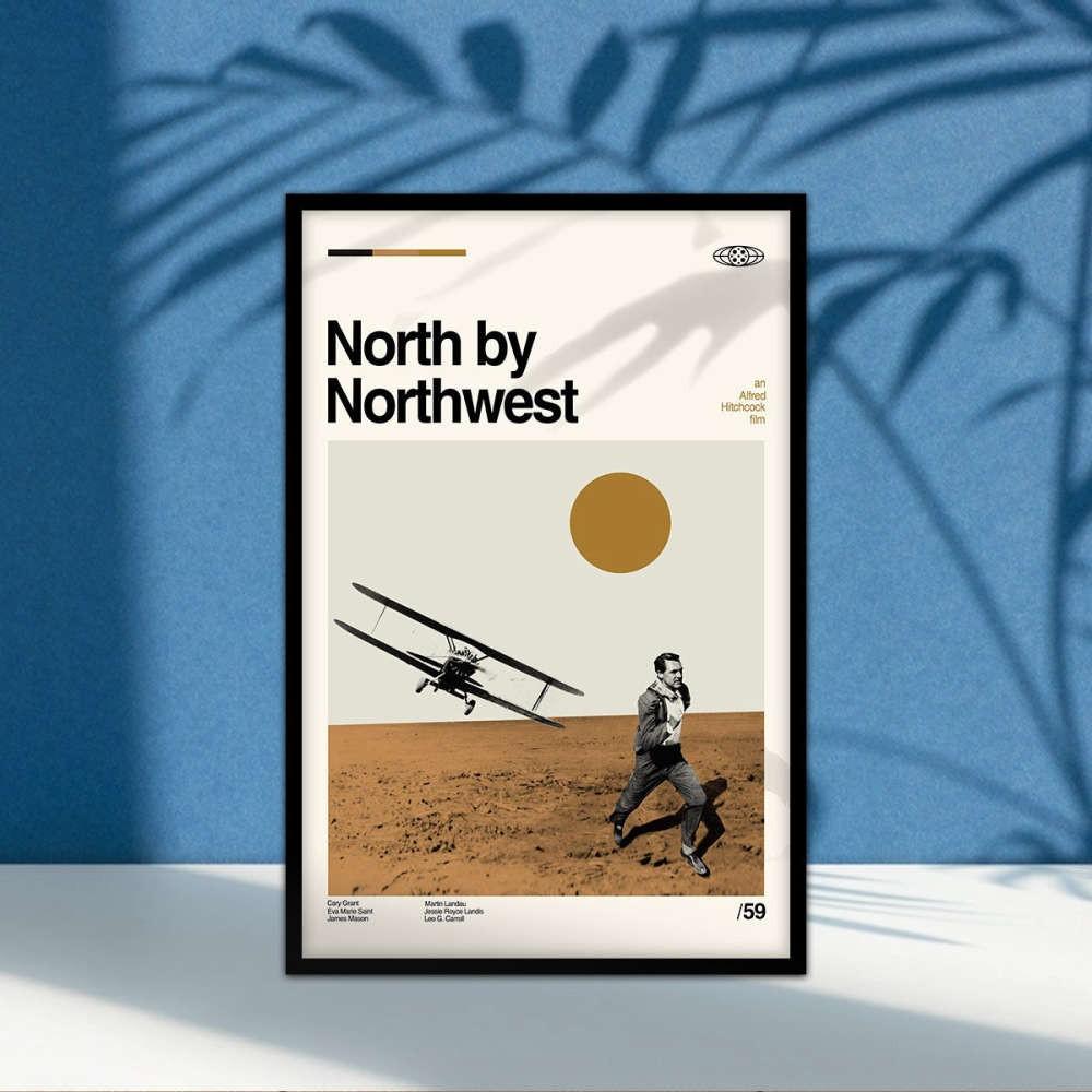 North By Northwest Minimalist Poster