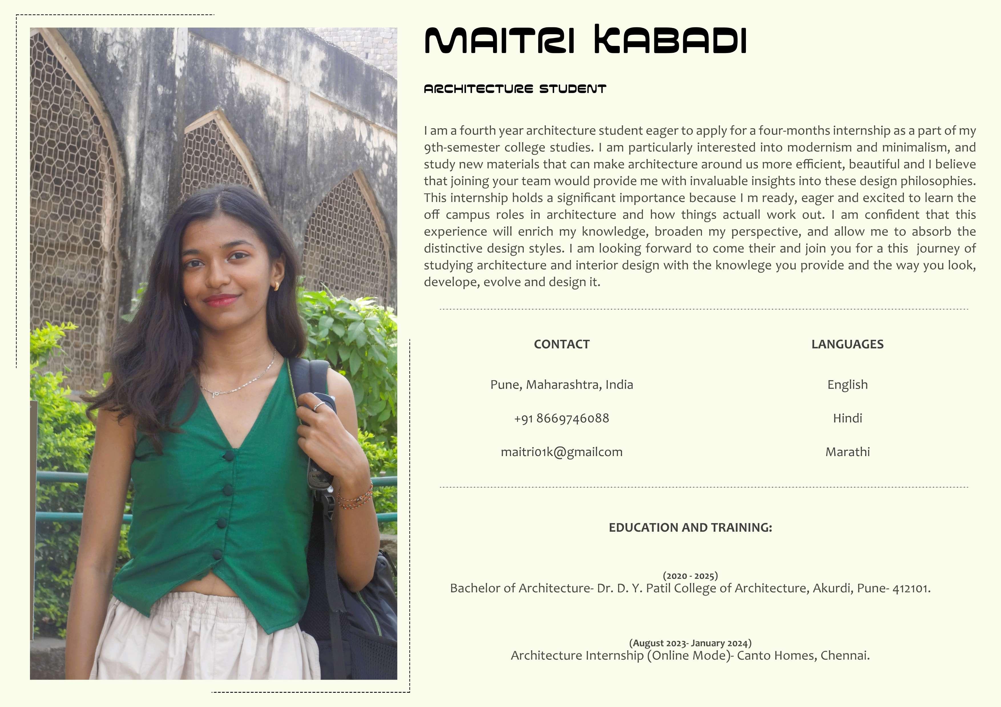 BArch Architecture Portfolio by Maitri K - Issuu