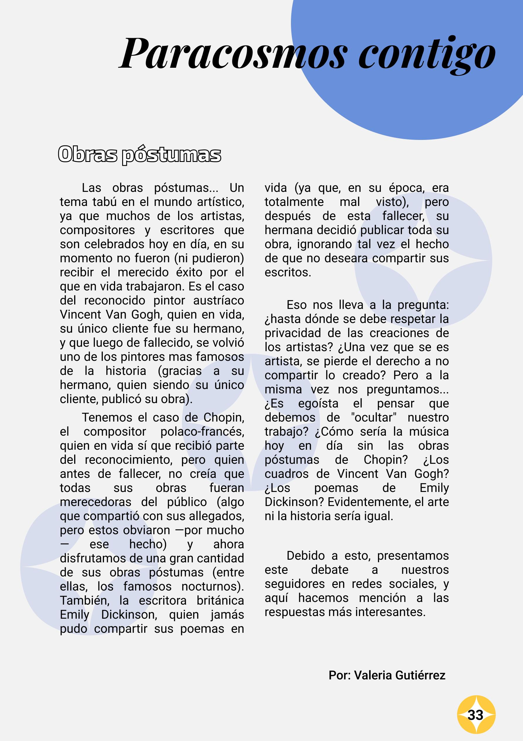 Paracosmos Revista Literaria. N° 2, Abril 2024 by Revista Literaria ...