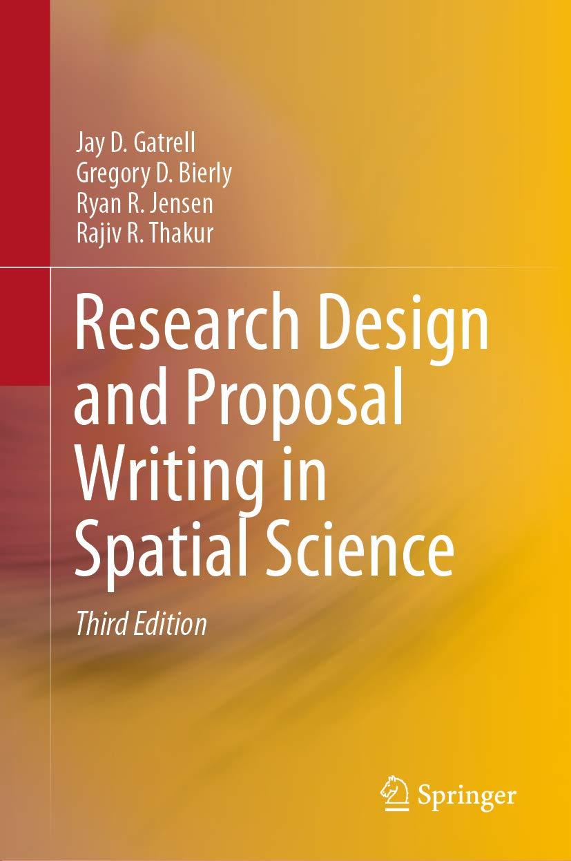 (DOWNLOAD)-Research Design and Proposal Writing in Spatial Science by ...
