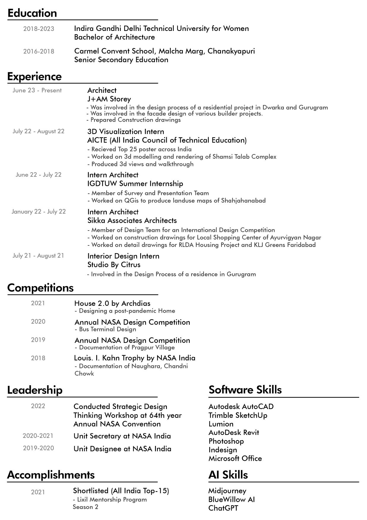 Architecture Portfolio (2018-23) - Bhumika Arora by Bhumika Arora - Issuu