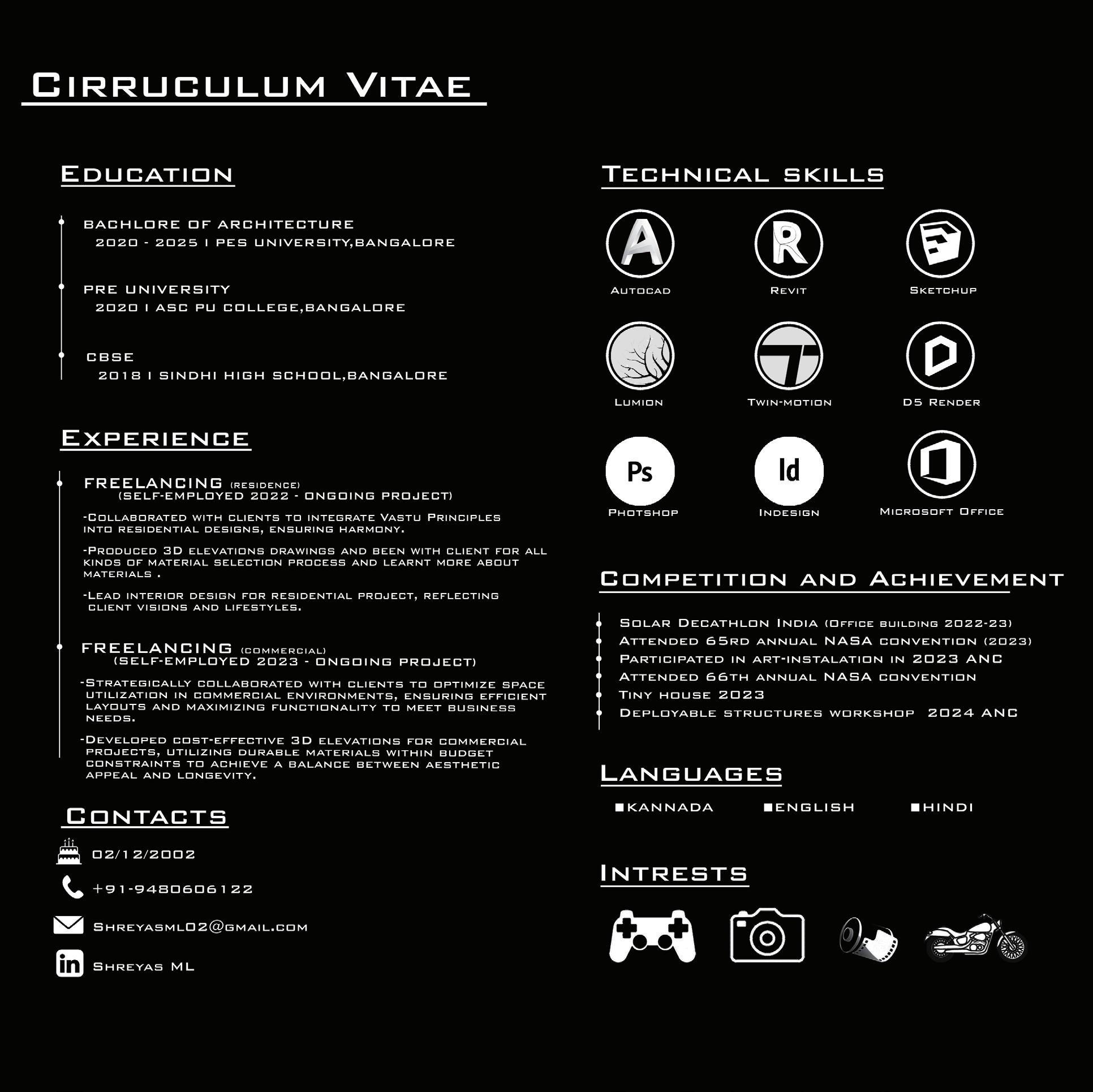 Shreyas ML | Architecture Portfolio 2020-2024 by Shreyas ml 02 - Issuu