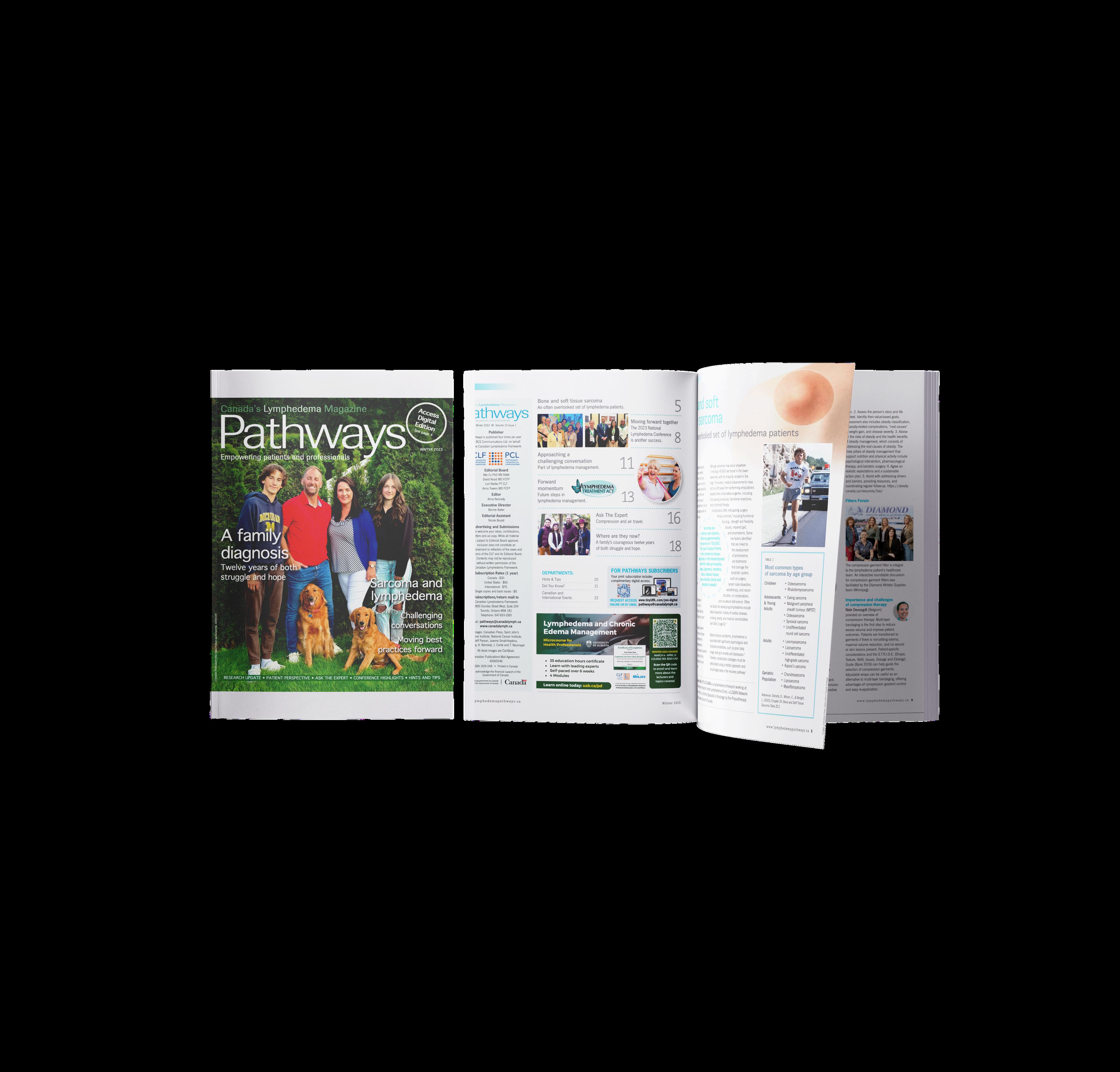 Pathways Magazine and Lymphedema Resources Poster by Canadian Lymphedema Framework - Issuu