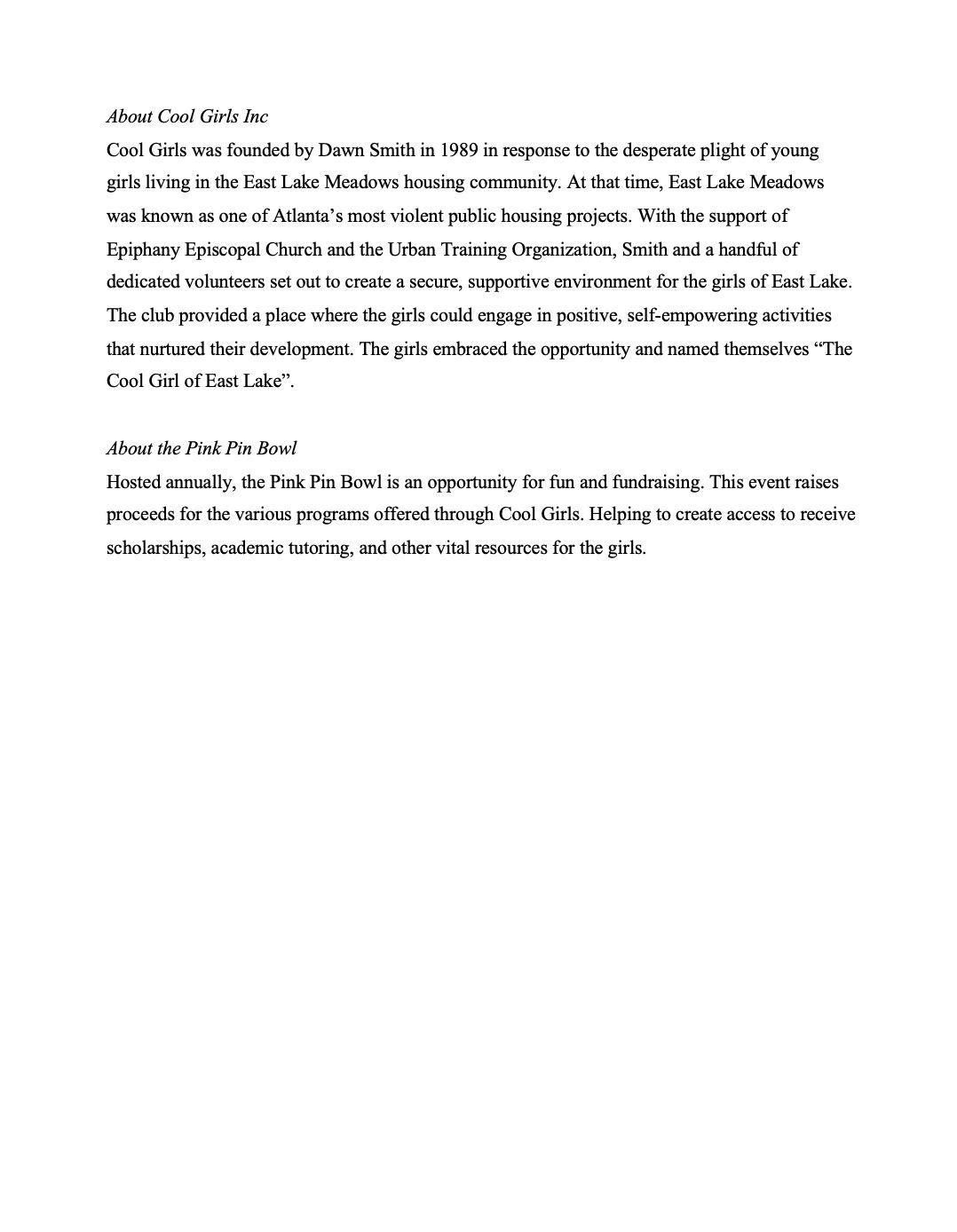 Cool Girls Media Campaign Kit by cidneyjefferson - Issuu