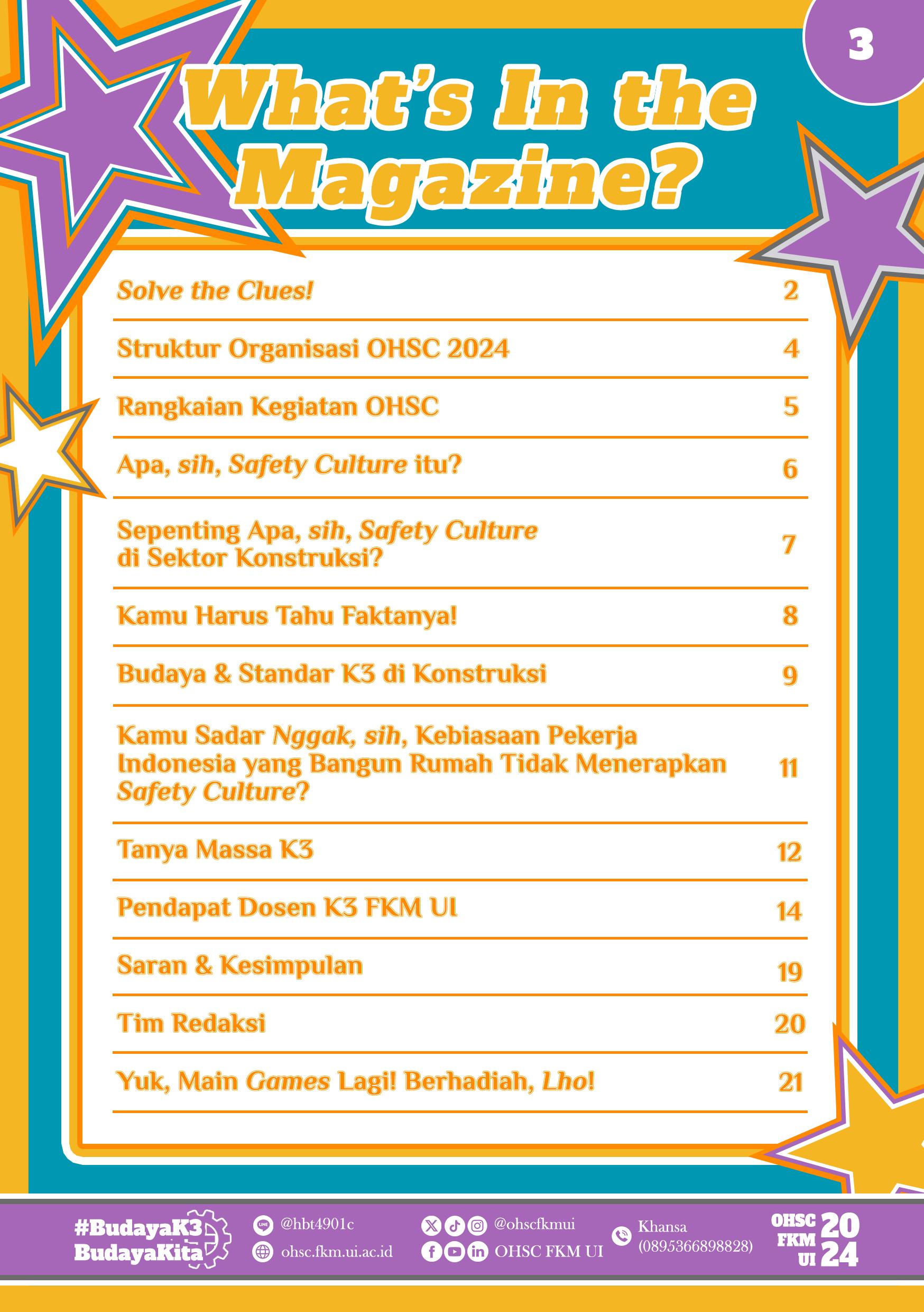 OHS Magazine 2024 Edisi April by CM OHSC FKM UI - Issuu