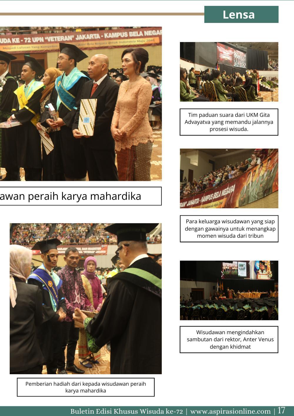 Buletin Edisi Khusus Wisuda Ke-72 LPM ASPIRASI by LPM ASPIRASI - Issuu