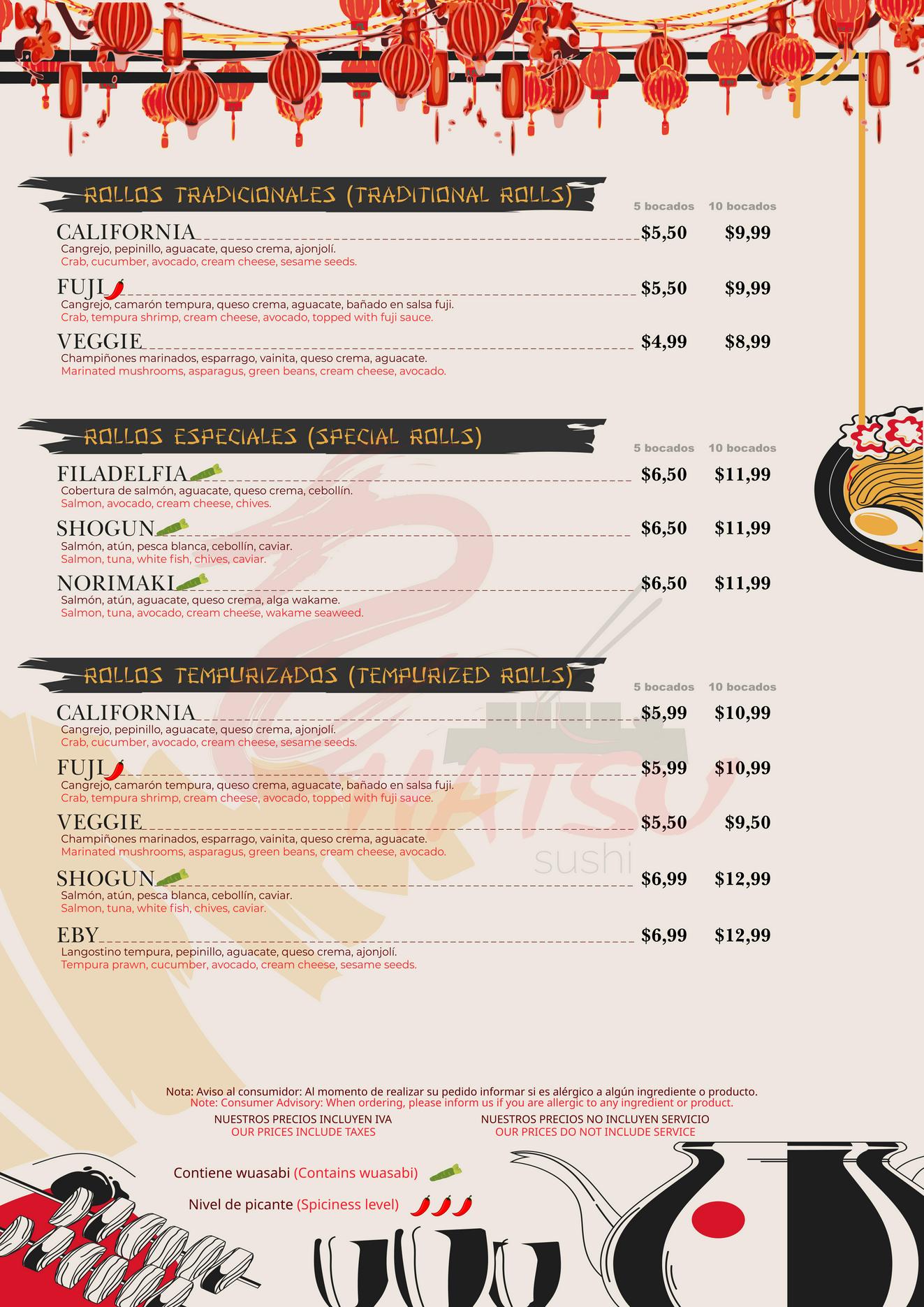 Menú by Hatsu / Streetacos - Issuu