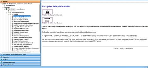 FREE JOHN DEERE MANUAL - SB84, SB84B, SB84H Snow Blower Repair Manual ...