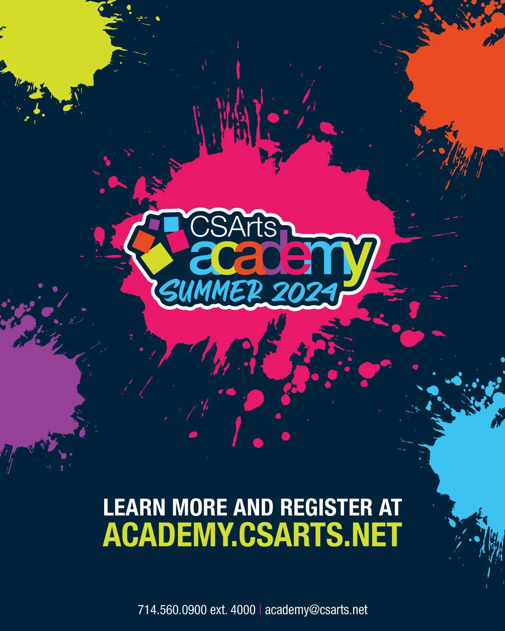 CSArts Academy Summer 2024 Brochure of Classes by Orange County School ...