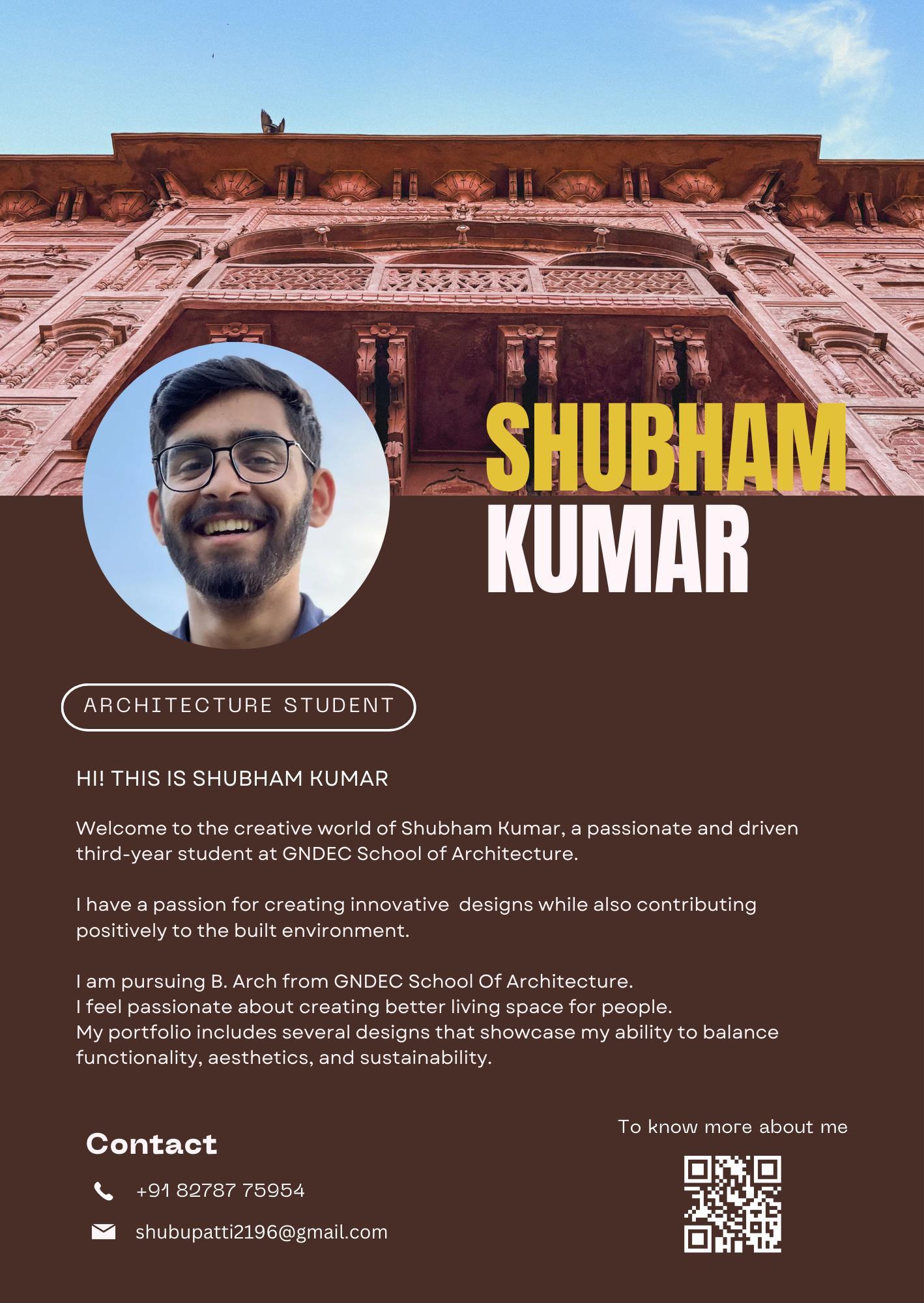 Shubham Kumar Architecture Portfolio By Shubhamkumar1121 Issuu