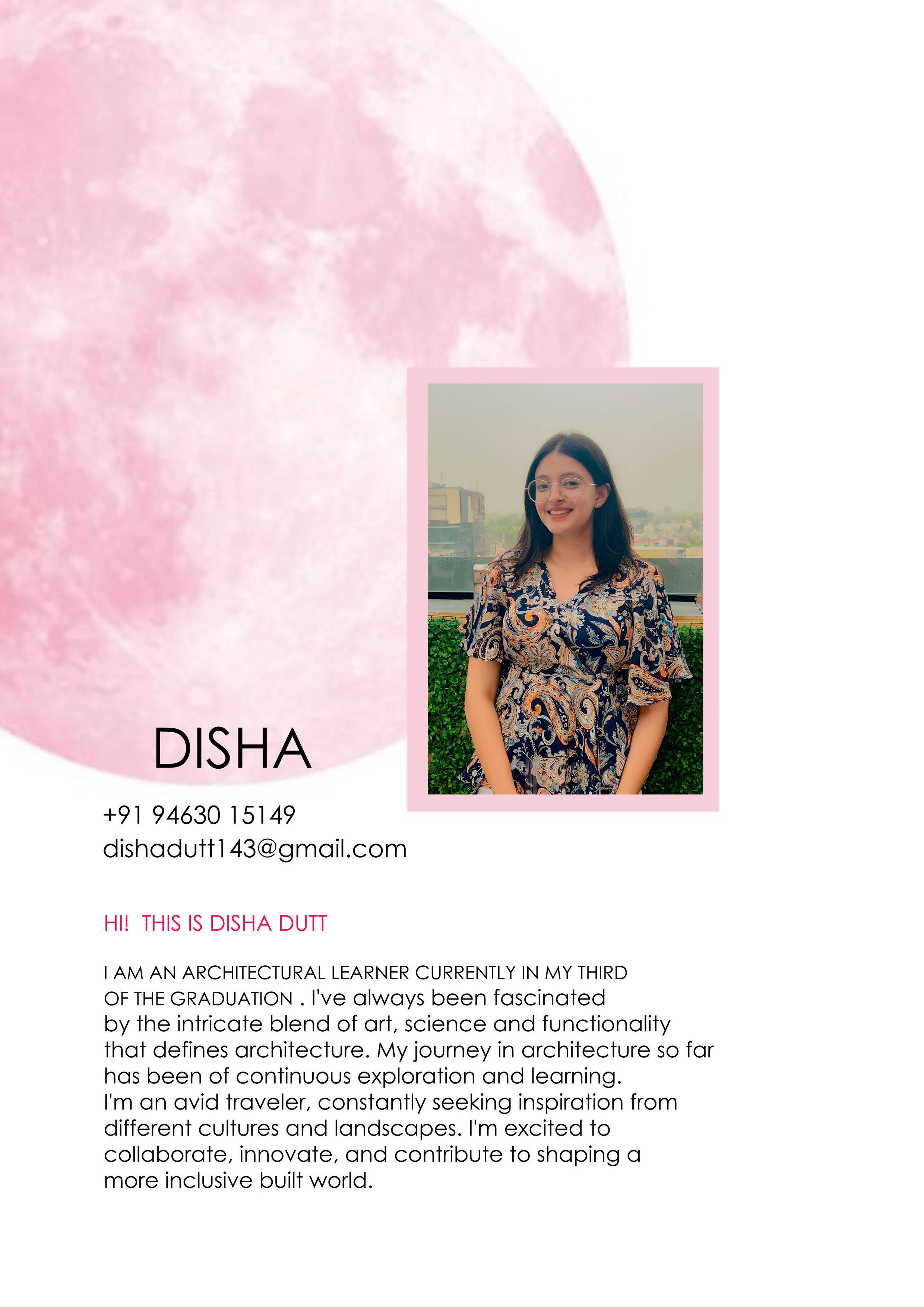Architectural Portfolio by Disha Dutt by Disha Sharma - Issuu